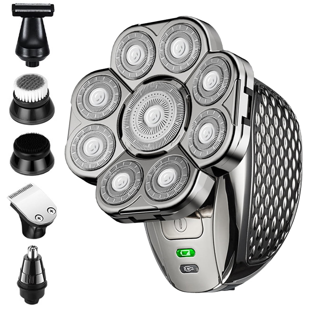 YiaNXan 4D Head Shavers for Bald Men Rechargeable Waterproof 6 In 1 ...