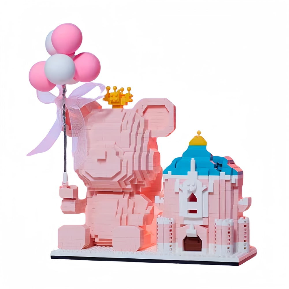 YiaNXan Astronaut/Rabbit/Bear Castle/Bear Bag DIY Blocks Bricks Toys ...