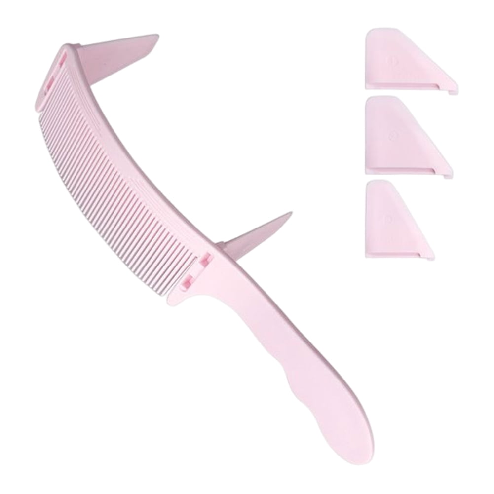YiaNXan Curved Barber Clipper Comb Push Cut Curved Comb Hairdresser ...