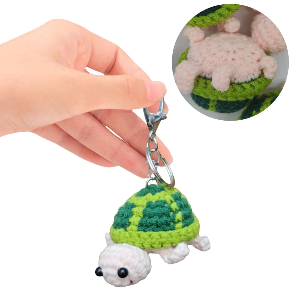 YiaNXan Cute Funny Knitted Mini Little Turtle Handmade Knitted Positive ...