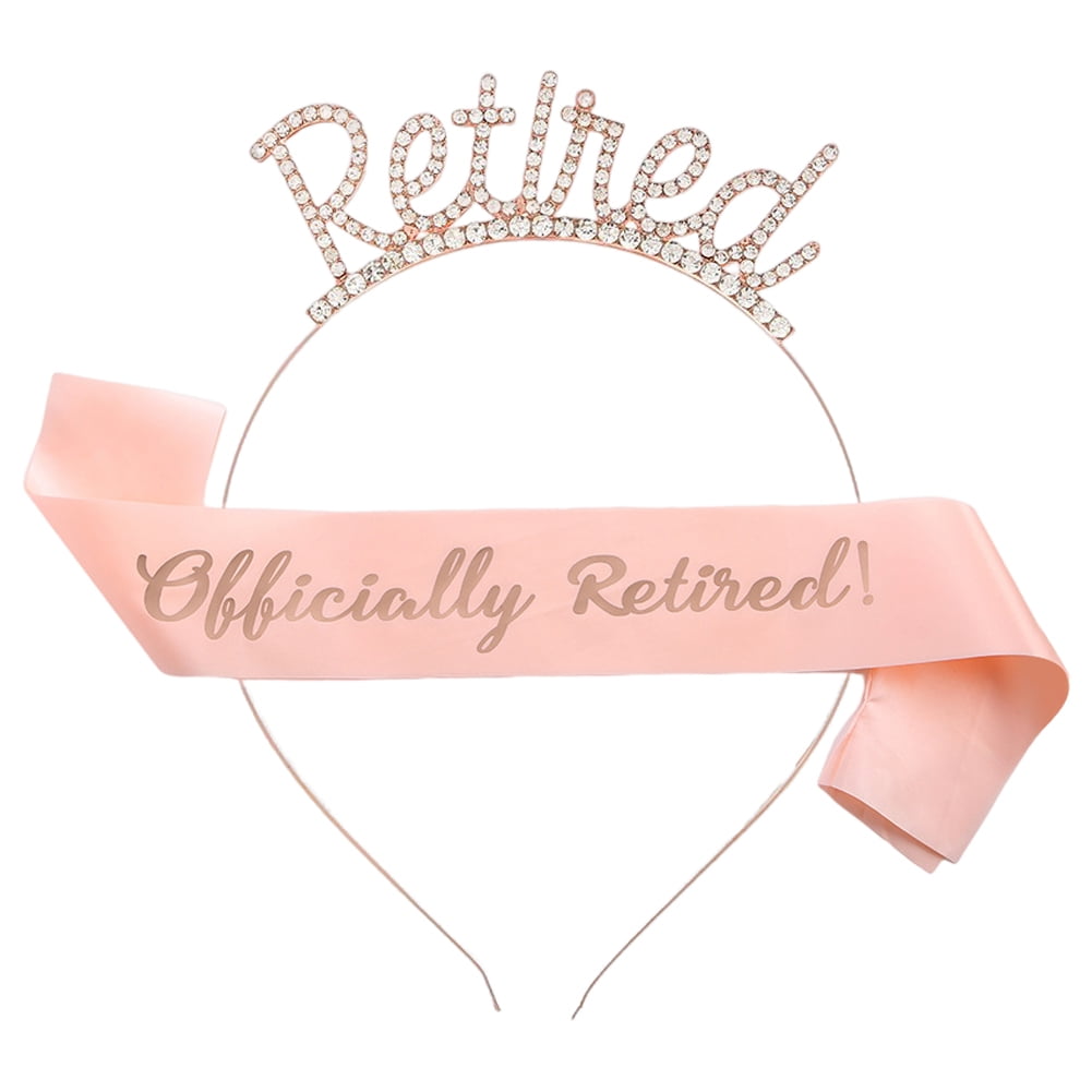 YiaNXan Durable Officially Retired Retirement Sash Retirement Party ...