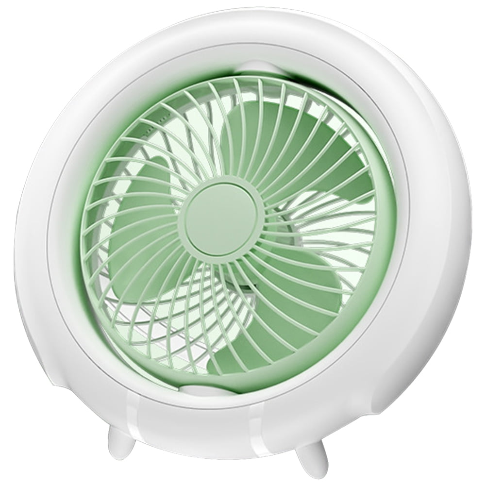 YiaNXan Foldable Table Fan Light Rechargeable Hanging Ceiling Fan ...