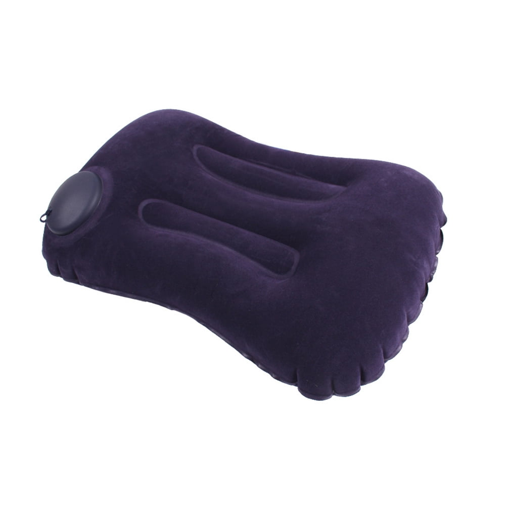 YiaNXan Inflatable Camping Pillow Airplane Neck Cushion Portable Manual ...