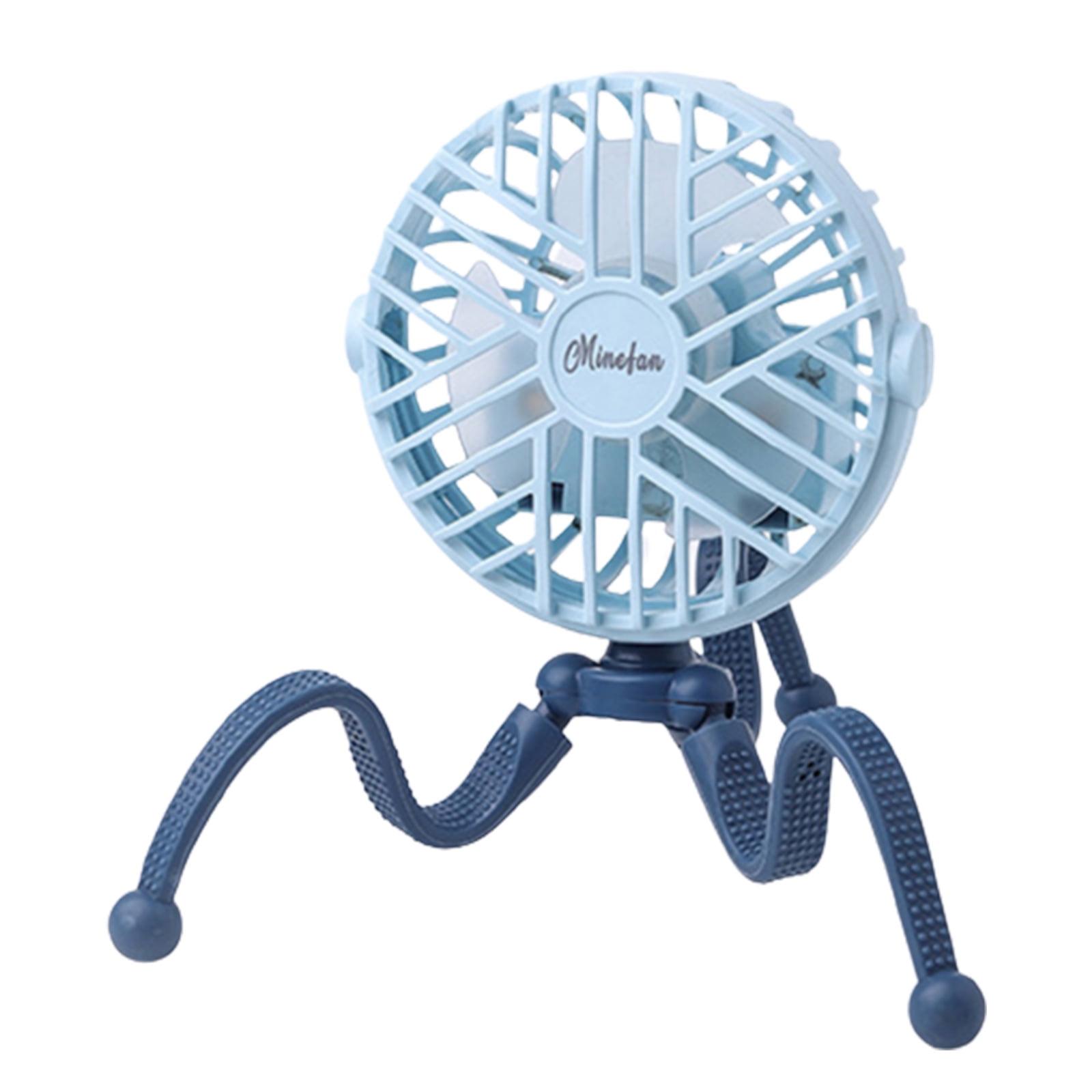 YiaNXan USB Stroller Fan 5V 2.5W Octopus Electric Fan 3-gear Mute Air ...