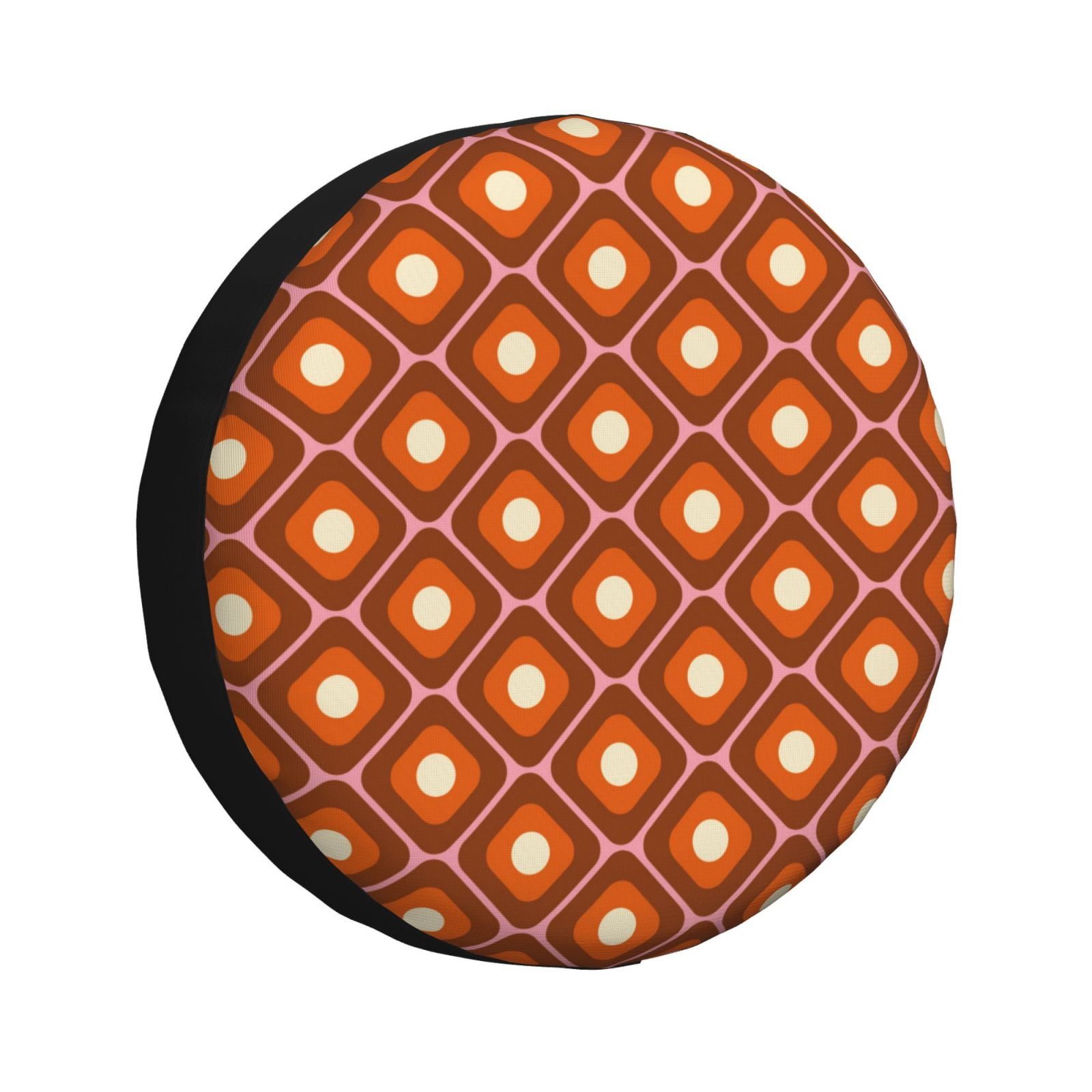 Yiaed 60s and 70s Aesthetic Print Tire Wheel Cover, Waterproof Spare ...