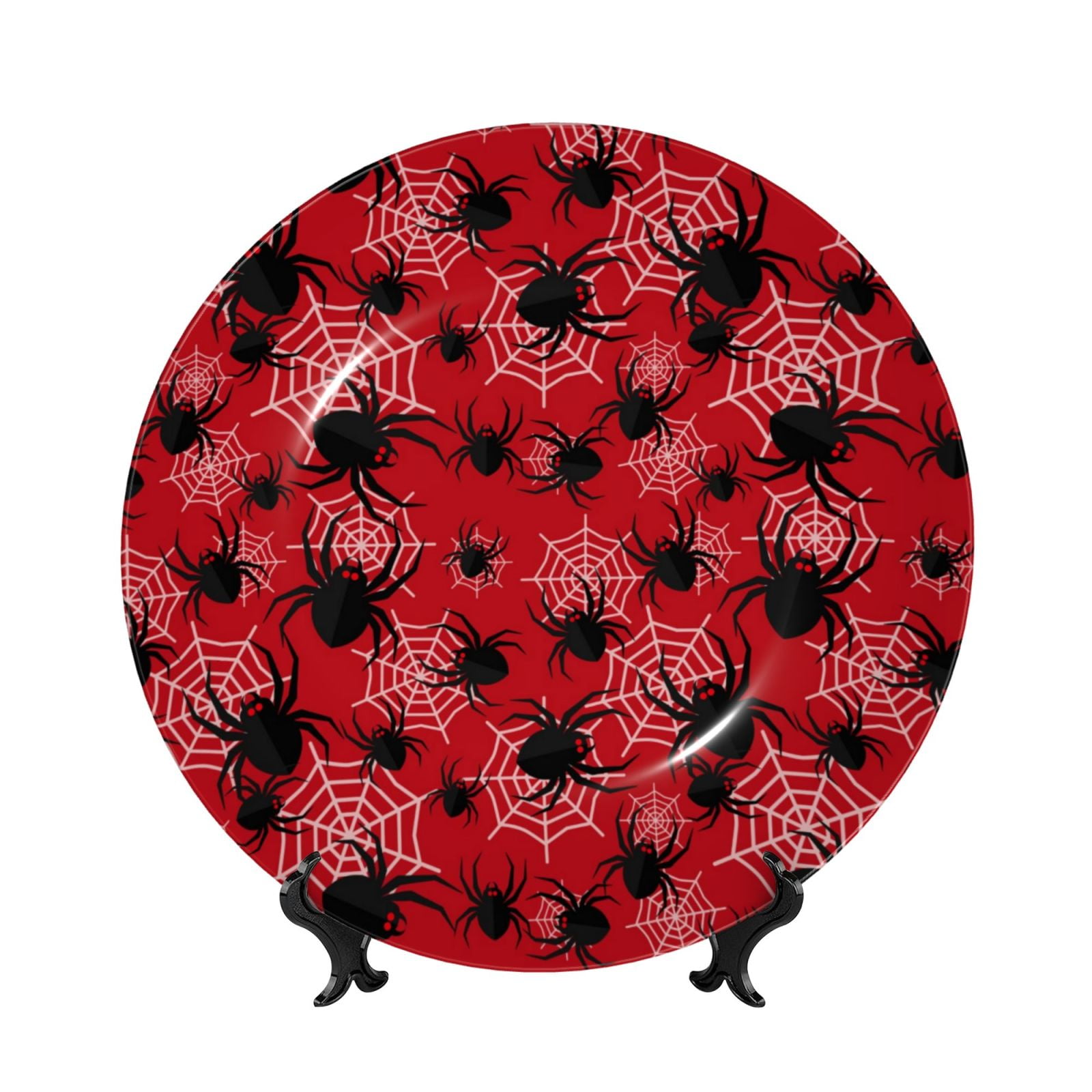 Yiaed A Web With A Spider 1 Print Bone China Decorative Plate Ceramic ...