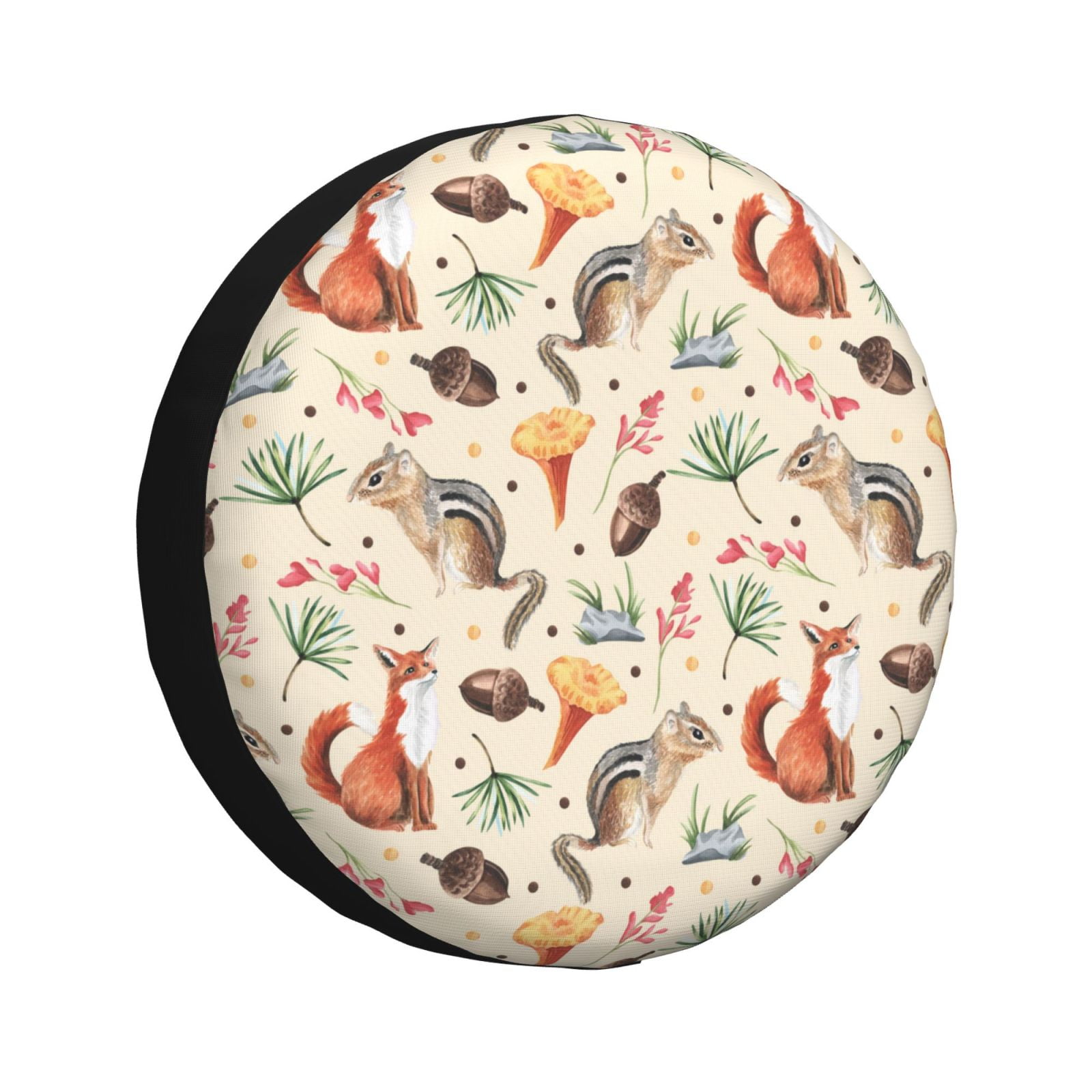 Yiaed Autumn Forest Animals Print Print Tire Wheel Cover, tire covers ...