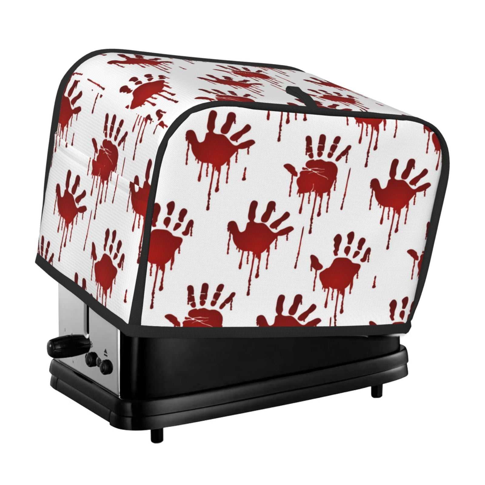 Yiaed Bloody Hand 1 Print Two Slice Bread Machine Cover, Universal Size ...