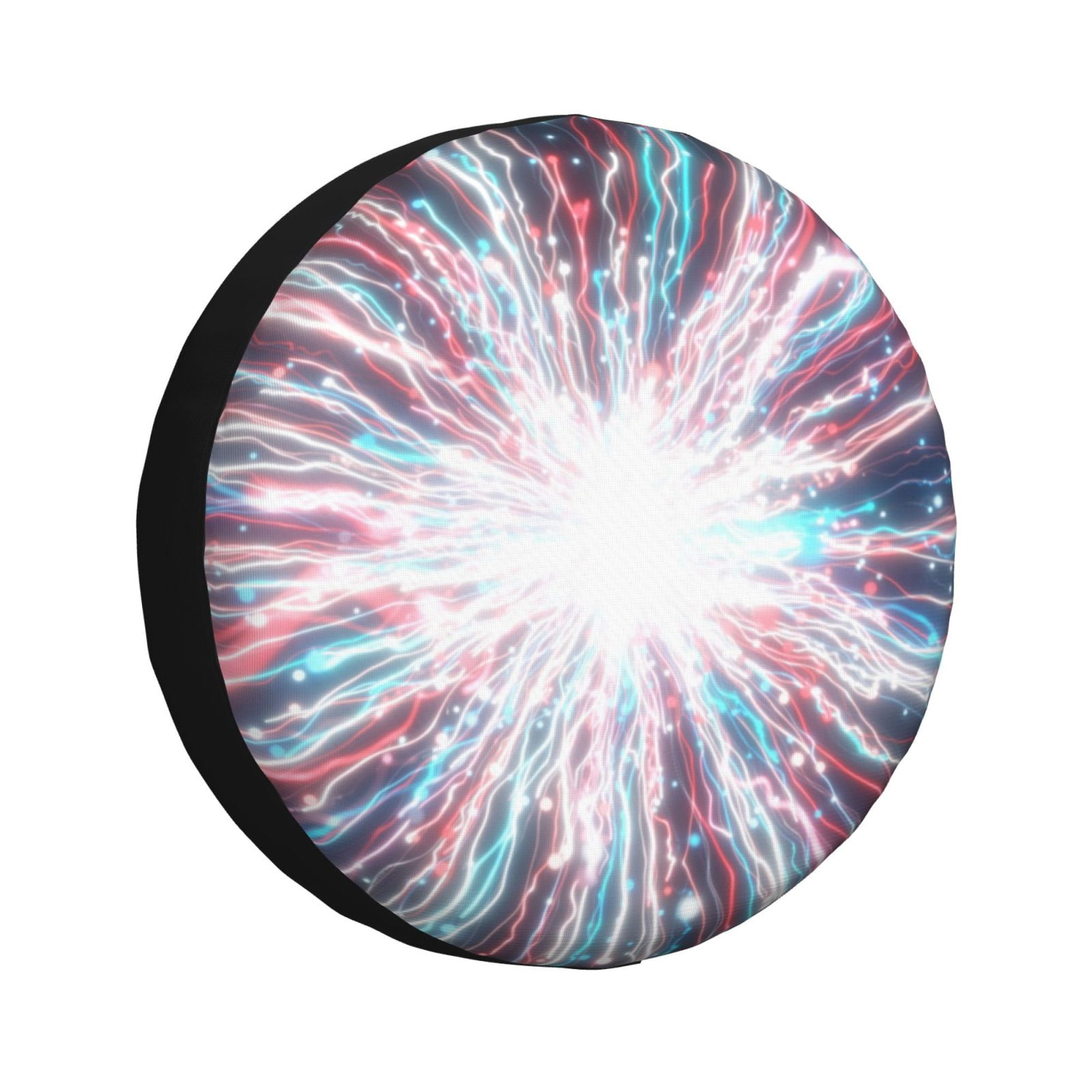 Yiaed Blue Swirl Fireworks Print Print Tire Wheel Cover, tire covers ...