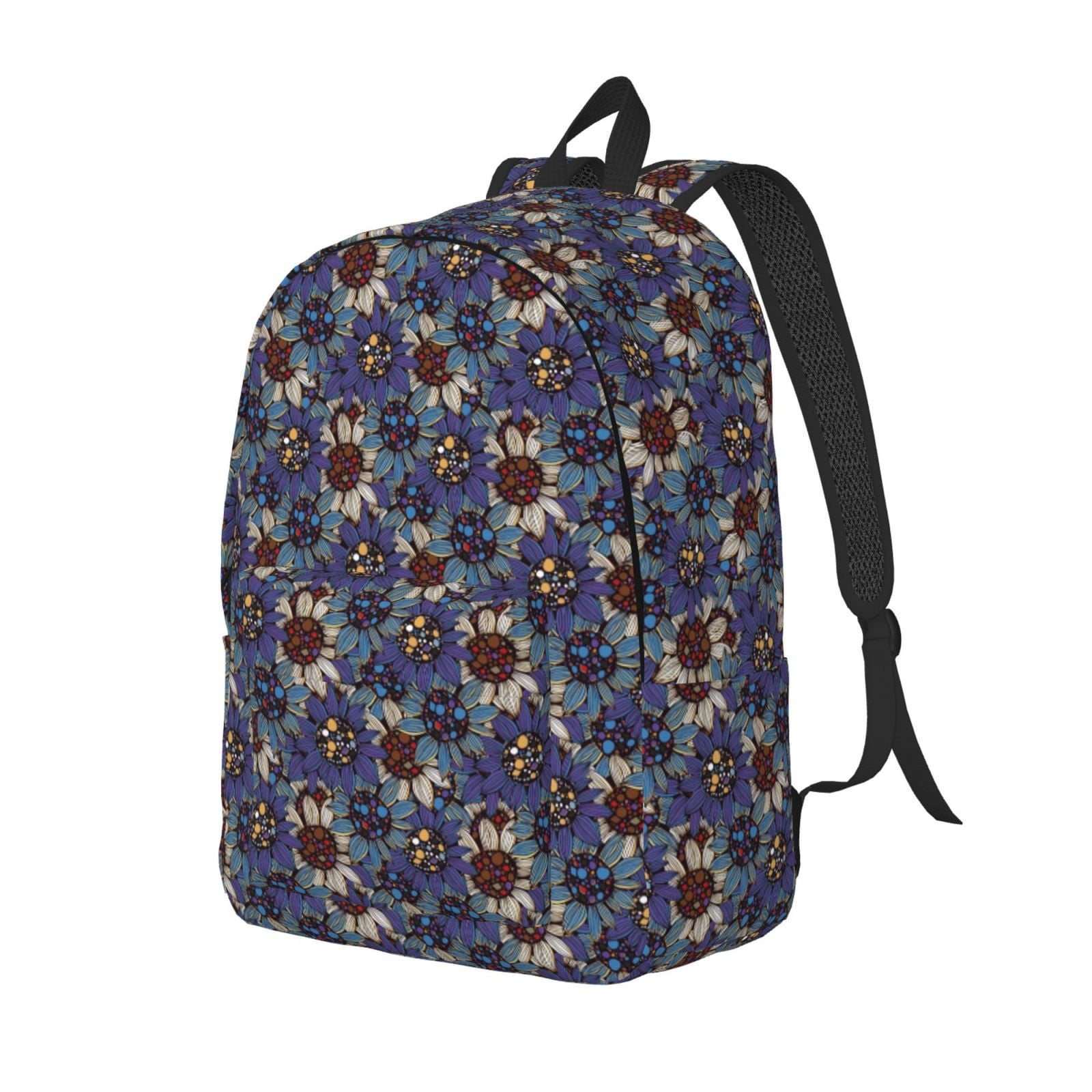 Yiaed Boho Style Sunflowers Design Print Print Laptop Backpack Travel ...