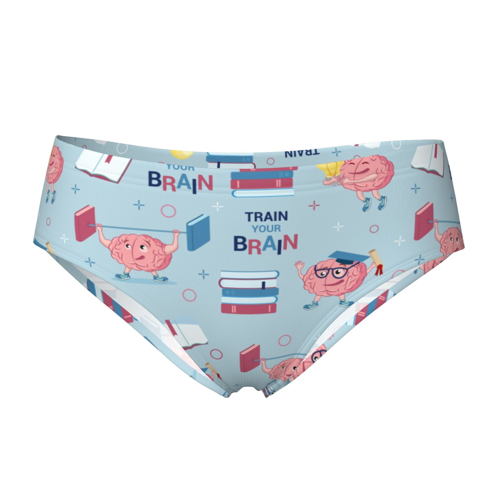 Yiaed Brain Training Pattern Underwear for Women Low Waisted Full ...