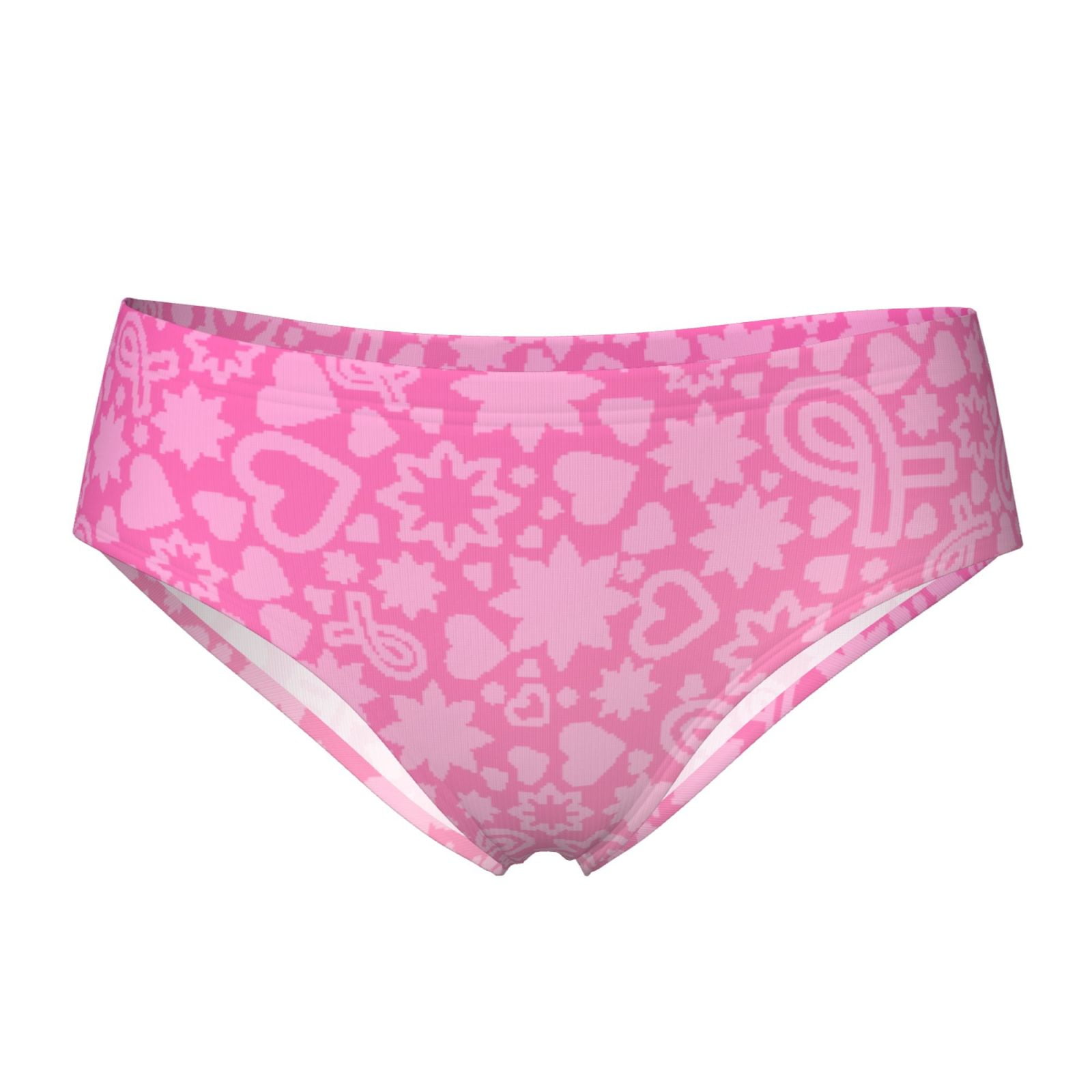 Yiaed Breast CancerN Ribbons Awareness Pattern Underwear for Women Low ...