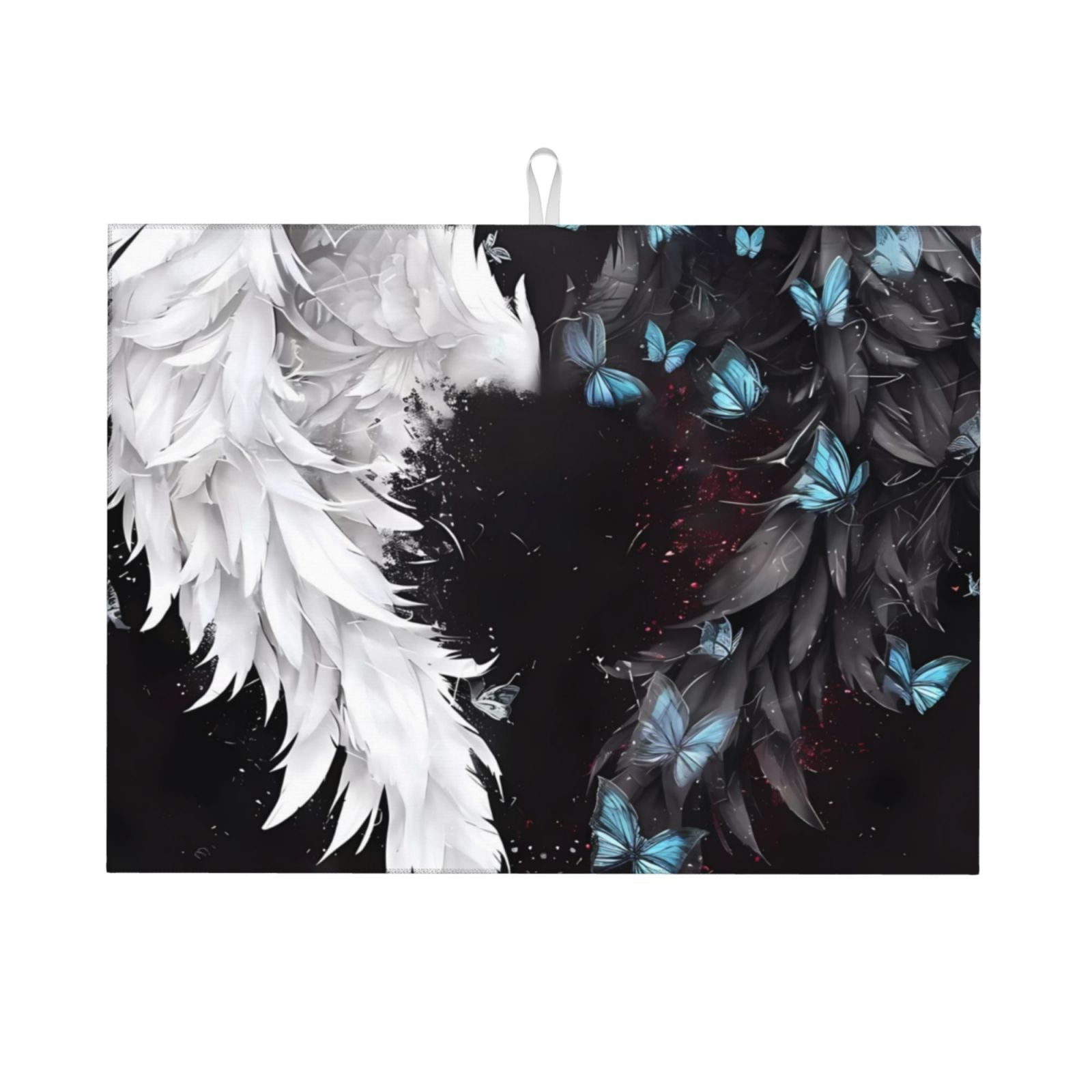 Yiaed Butterfly Angel Wings Art Print Highly Absorbent Microfiber ...