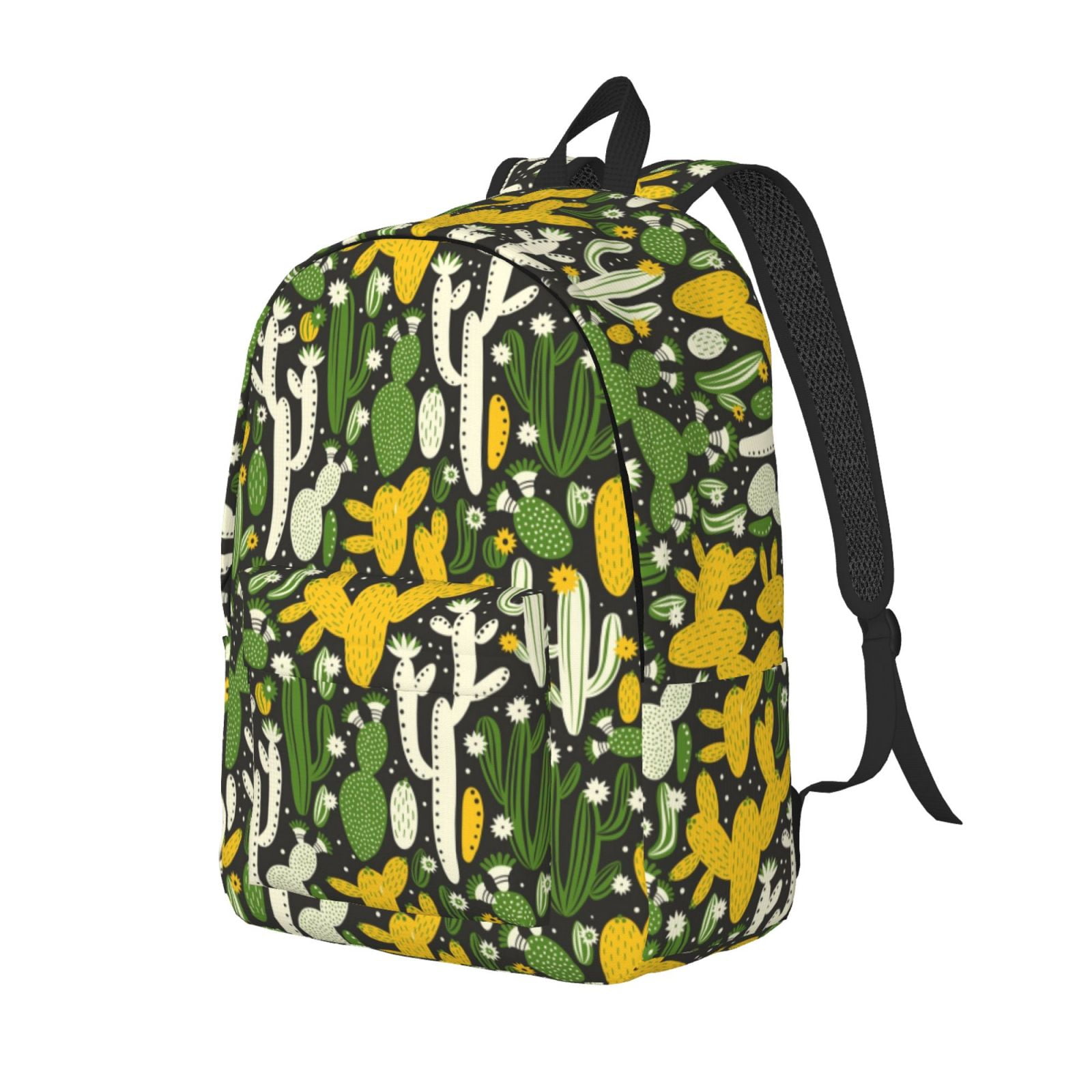 Yiaed Cactus 4 Print Print Laptop Backpack Travel Canvas Backpack ...