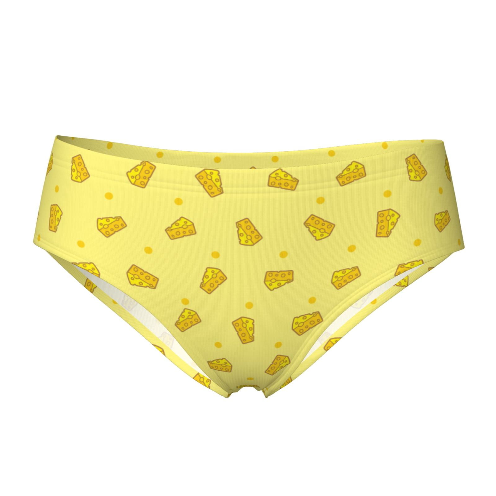 Yiaed Cheese 1 Pattern Underwear for Women Low Waisted Full Coverage ...