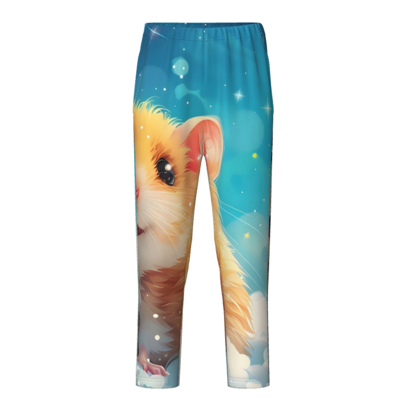 Yiaed Cloud Cute Hamster Print Teenagers' Lounge Pants, Loose PJ ...