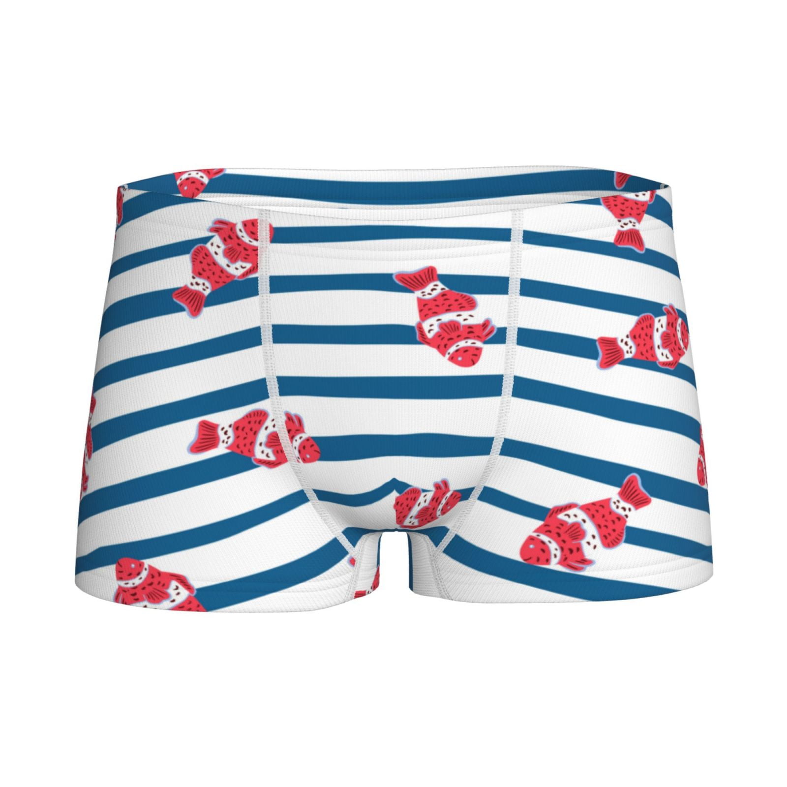 Yiaed Clown Fish Print Boys' Boxer Briefs Cotton Casual Stretch Comfort ...
