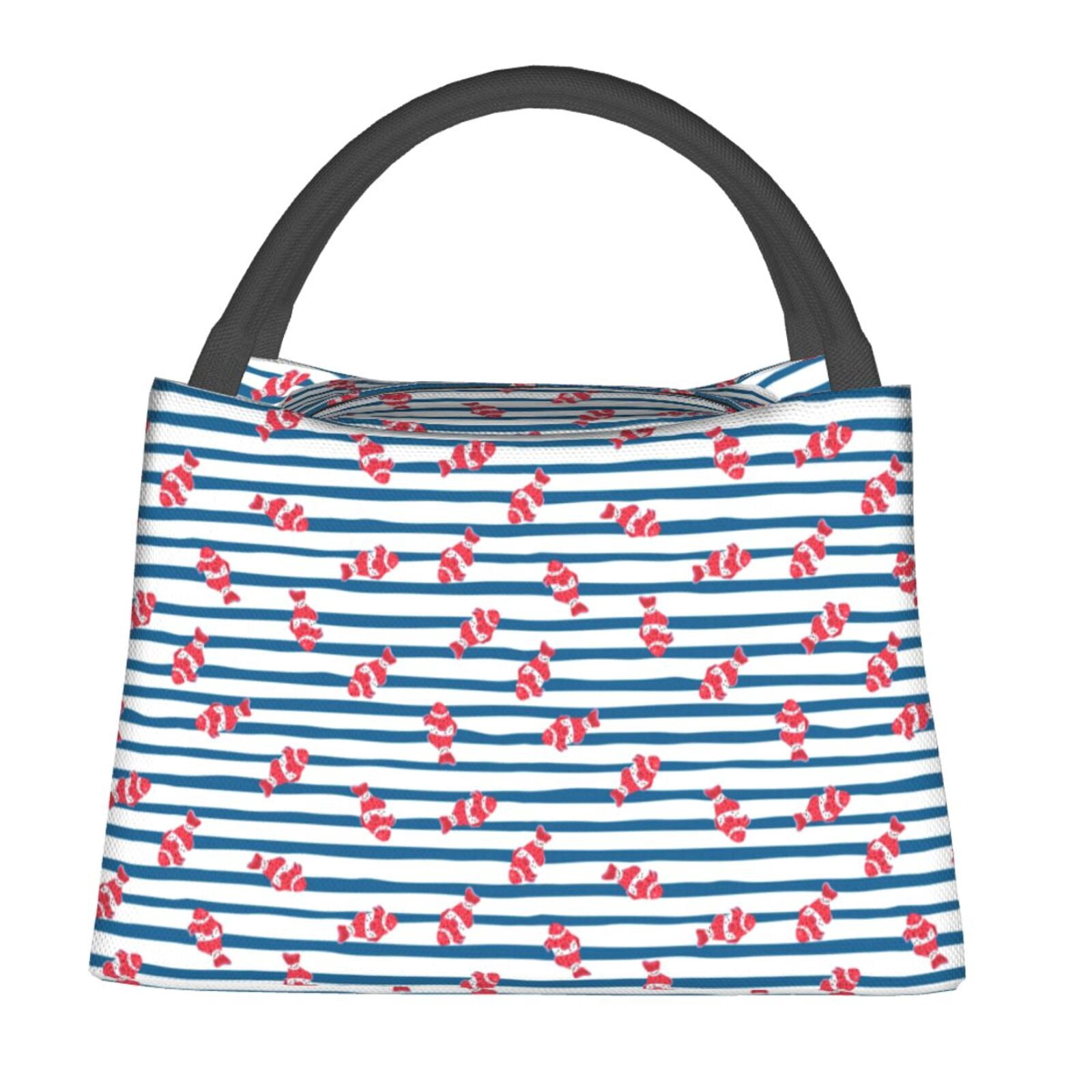 Yiaed Clown Fish Print Lunch box lunch bag Portable Insulated Lunch Box ...