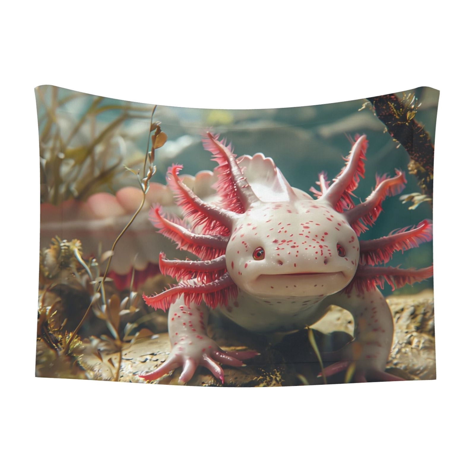 Yiaed Colorful Axolotl Underwater Print Dog Blankets-Cat Blanket ...