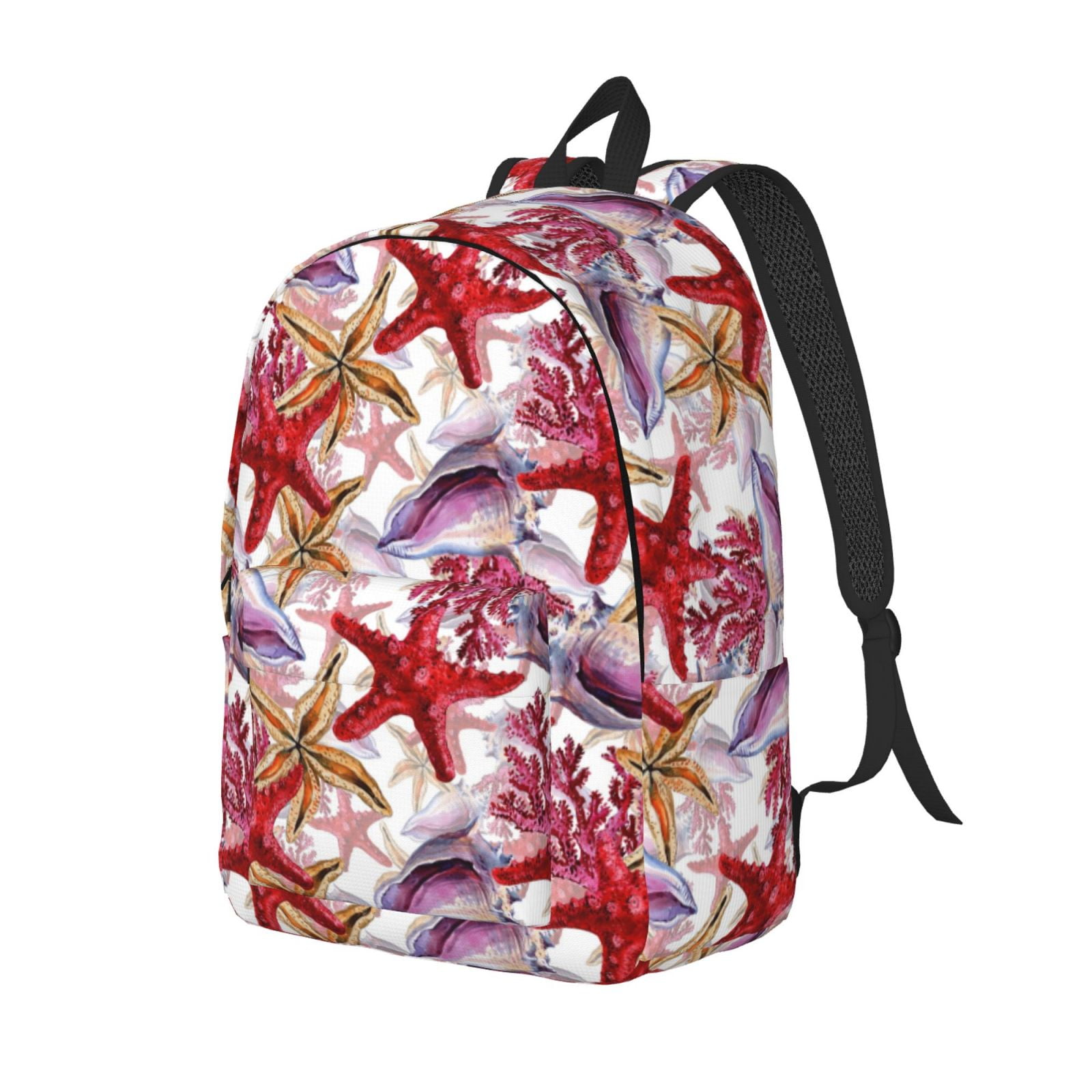 Yiaed Coral Reef Print Print Laptop Backpack Travel Canvas Backpack ...