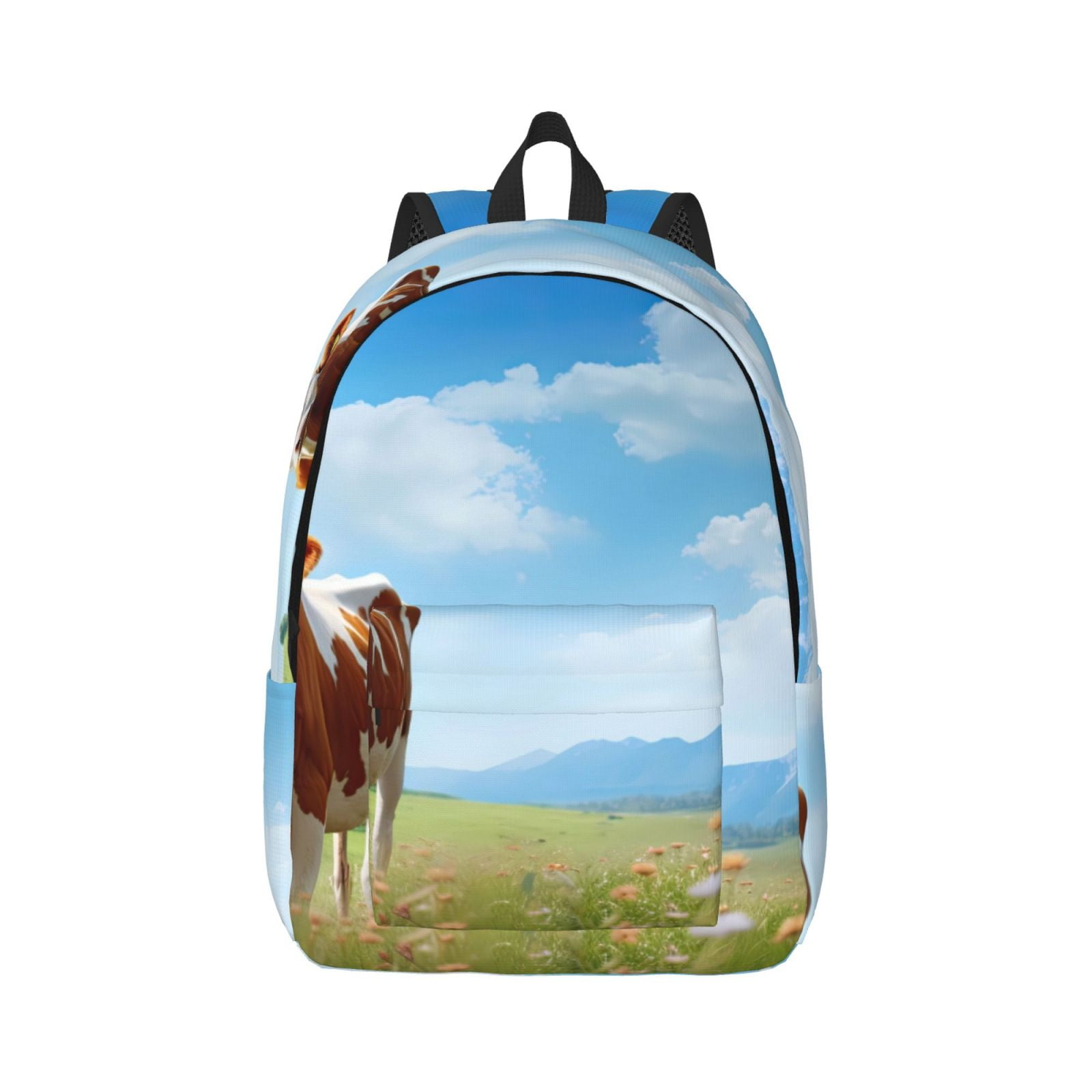 Yiaed Cow Grazing Nature Print Backpack, Premium Laptop Backpack ...