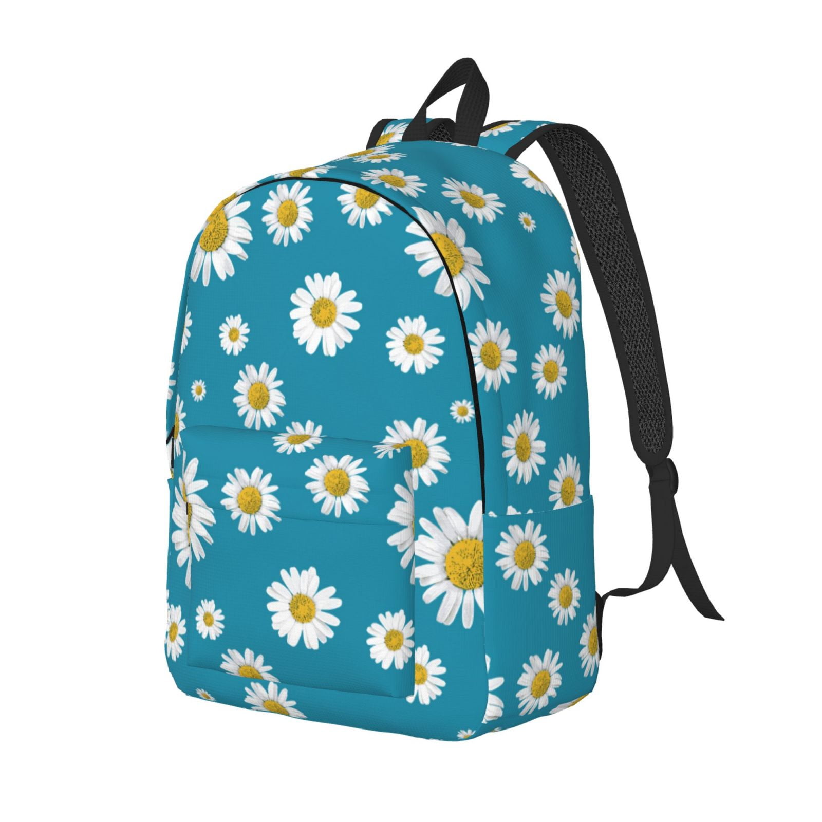 Yiaed Daisies Flowers Print Print Laptop Backpack Travel Canvas ...