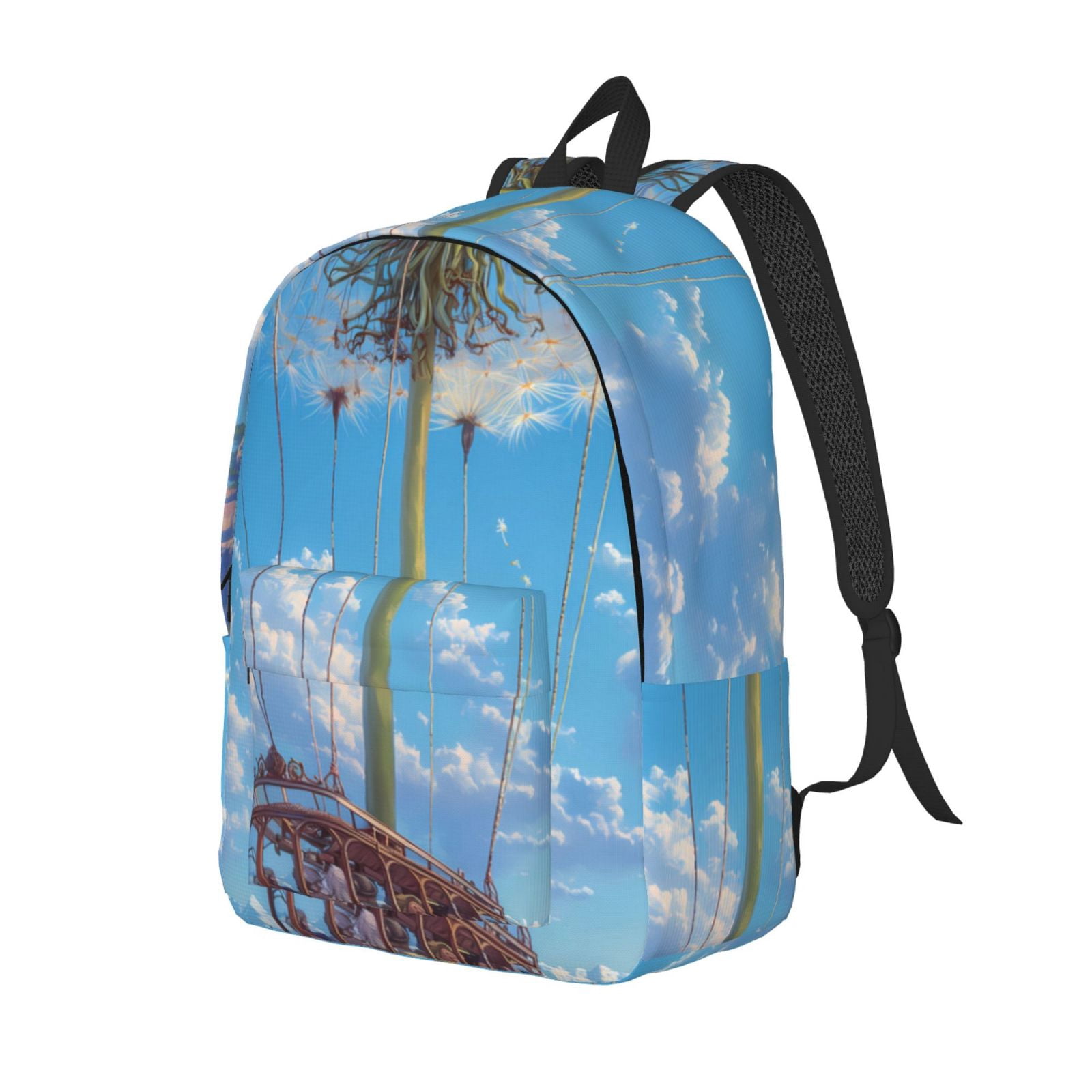 Yiaed Dandelion Hot Air Balloon Print Laptop Backpack Travel Canvas ...