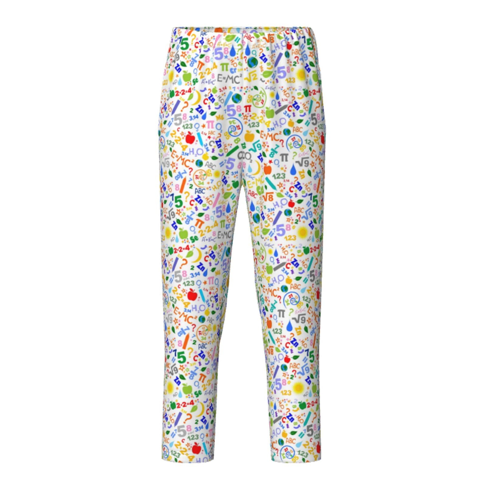 Yiaed Education And Science Print Teenagers' Lounge Pants, Loose PJ ...