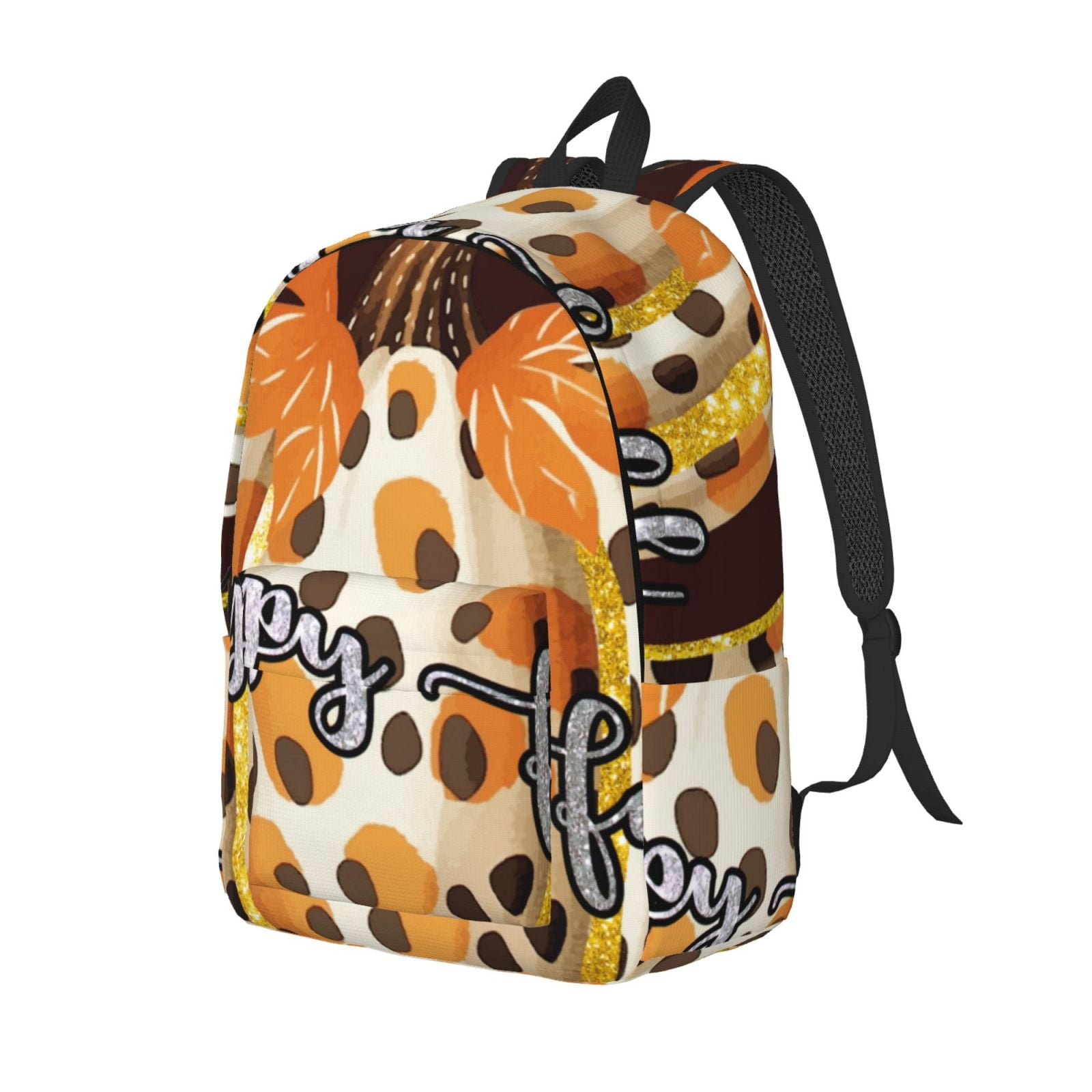 Yiaed Fall Farmhouse Pumpkins Print Laptop Backpack Travel Canvas ...