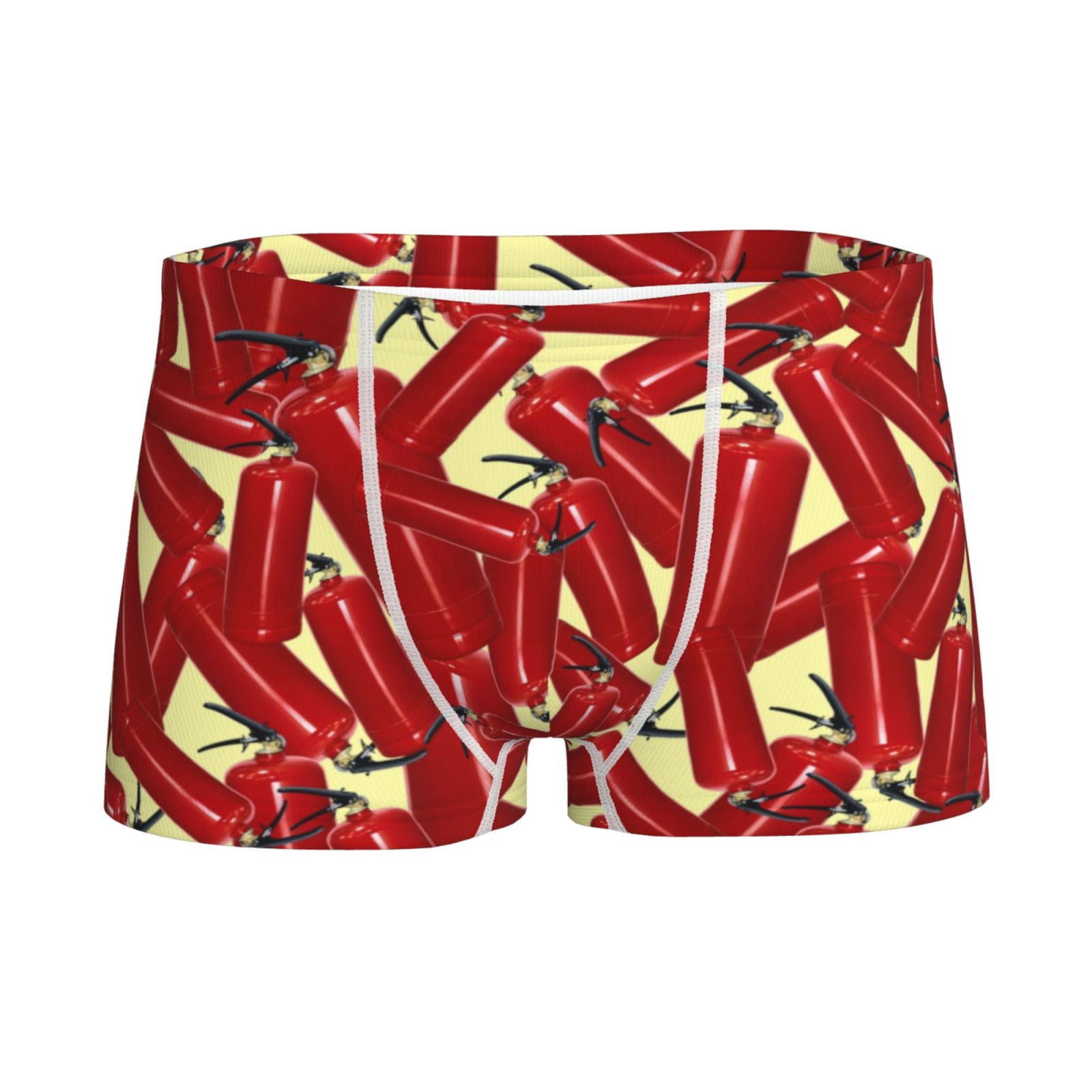Yiaed Fire Extinguisher Print Boys' Boxer Briefs Cotton Casual Stretch ...