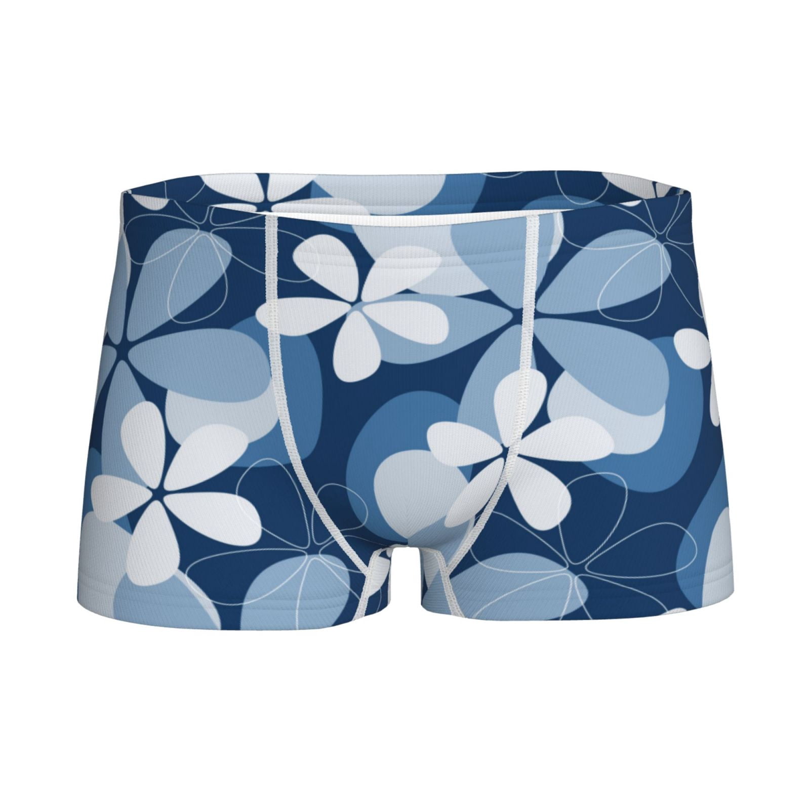 Yiaed Flower Print Boys' Boxer Briefs Cotton Casual Stretch Comfort ...