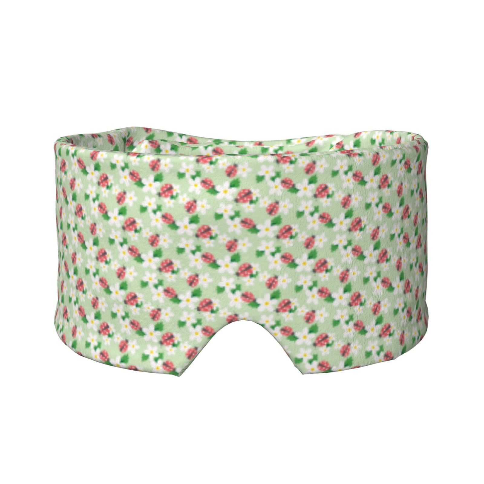 Yiaed Flower With Ladybug Print Sleep Mask Blackout - Soft Eye Cover ...