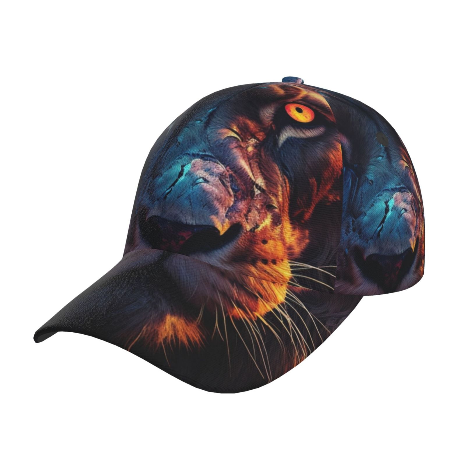 Yiaed Forest Cool Lion Print Cap Adjustable Size for Running Workouts ...