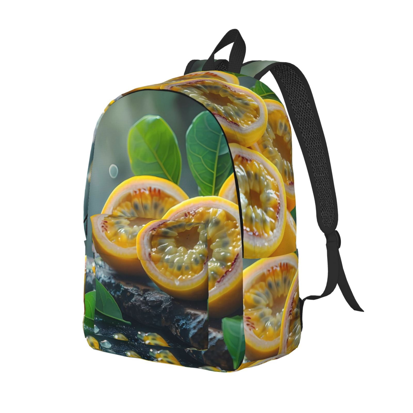 Yiaed Fresh Passion Fruit Still Life Print Laptop Backpack Travel ...