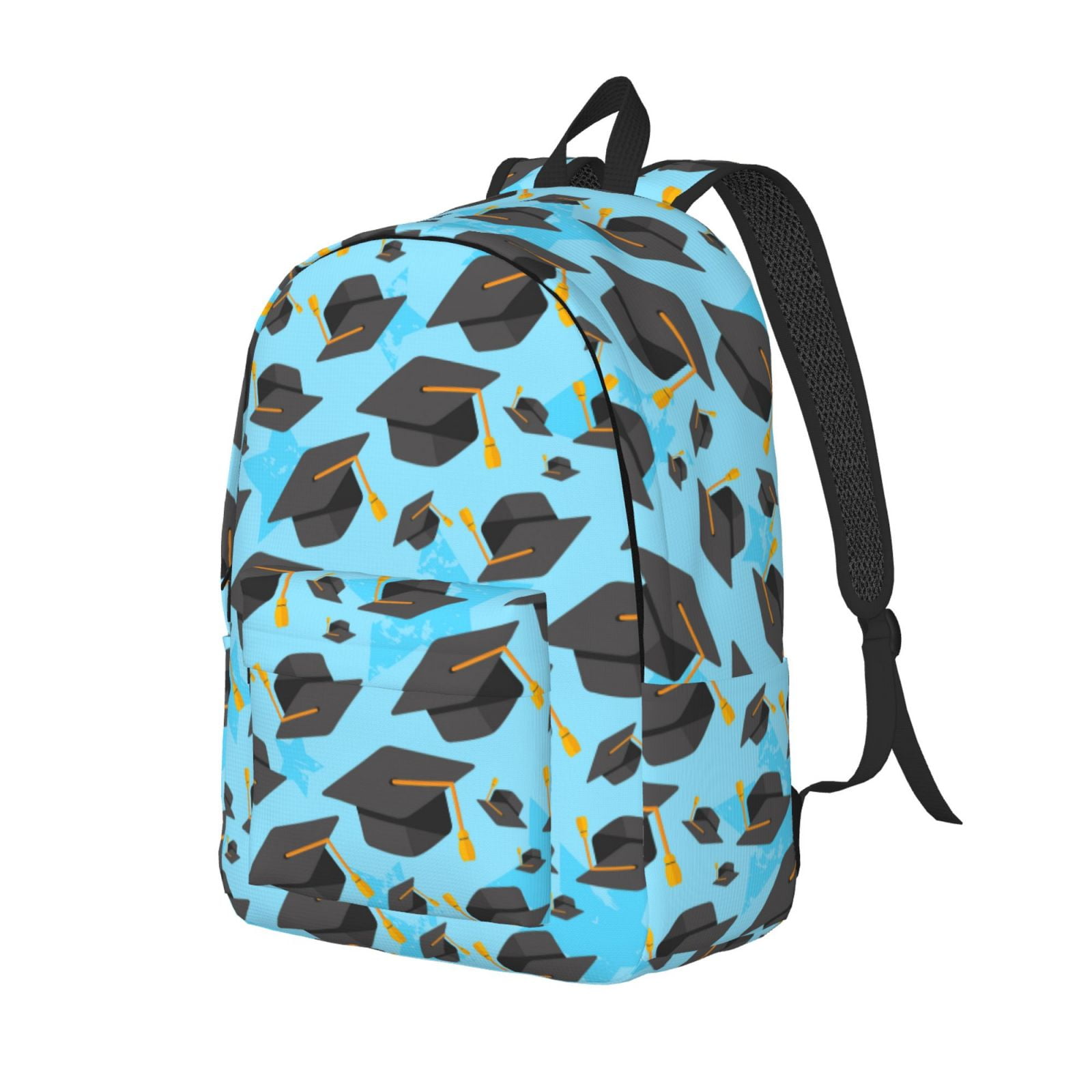 Yiaed Graduation Hats1 Print Print Laptop Backpack Travel Canvas ...