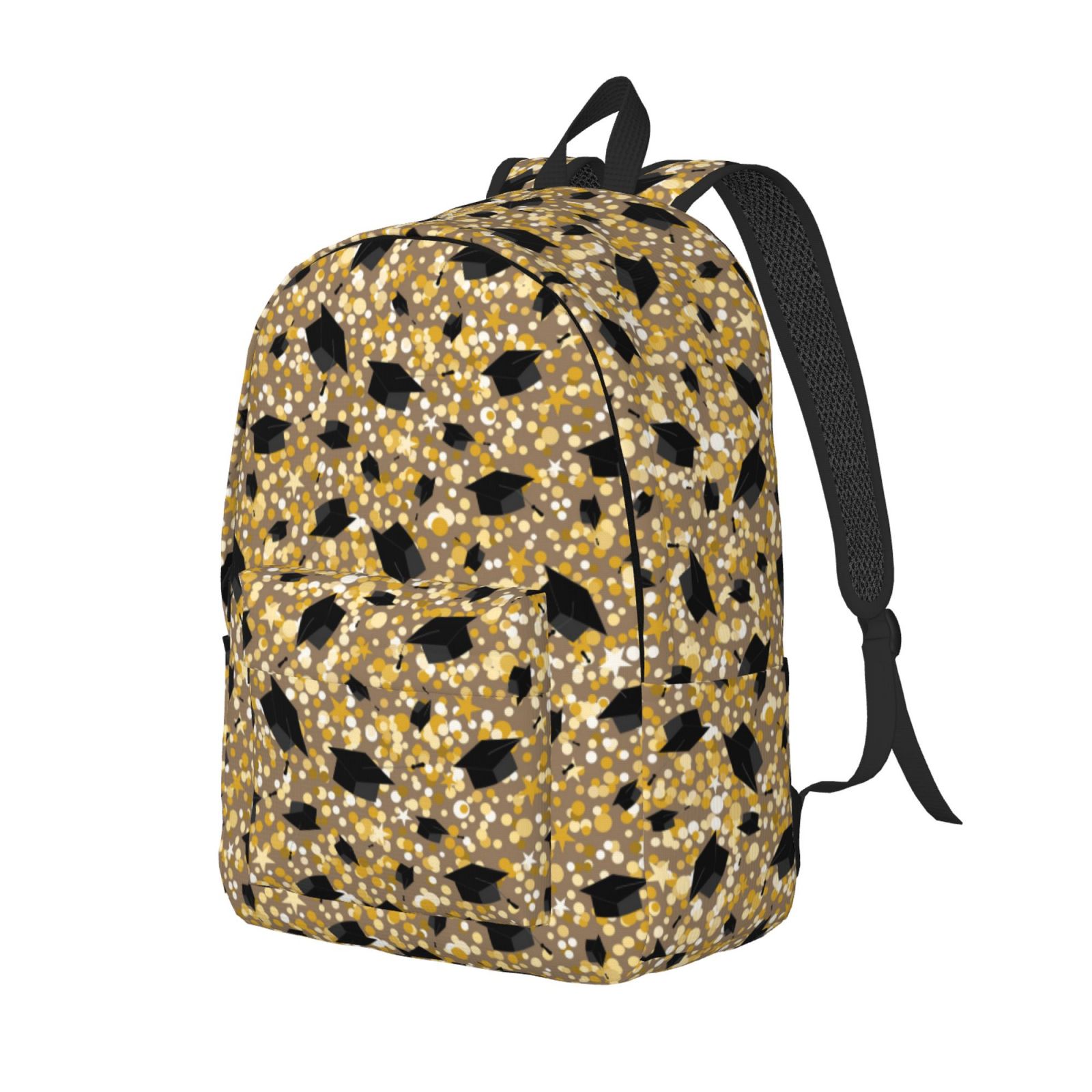 Yiaed Graduation Hats3 Print Print Laptop Backpack Travel Canvas ...