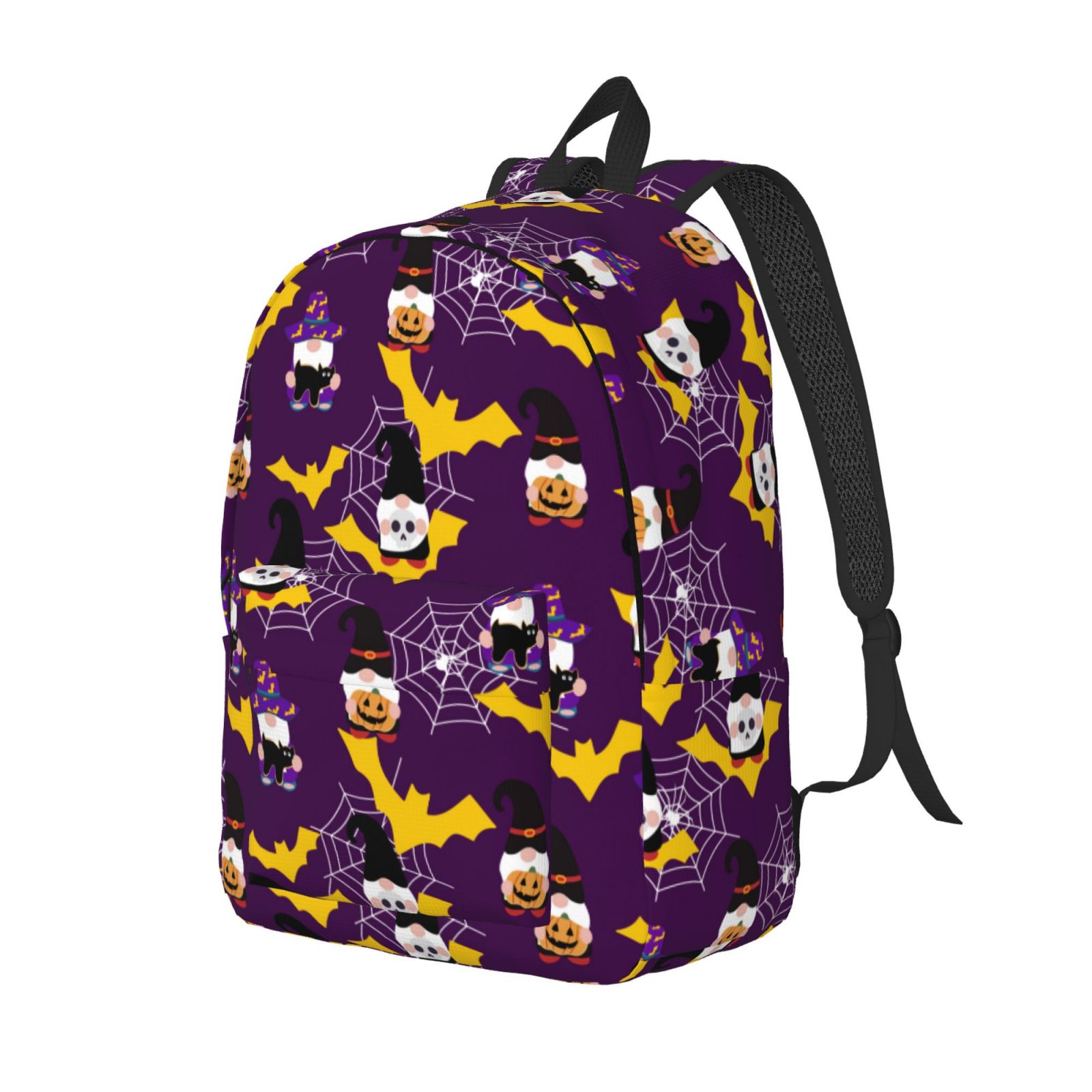Yiaed Halloween Gnomes1 Print Laptop Backpack Travel Canvas Backpack ...