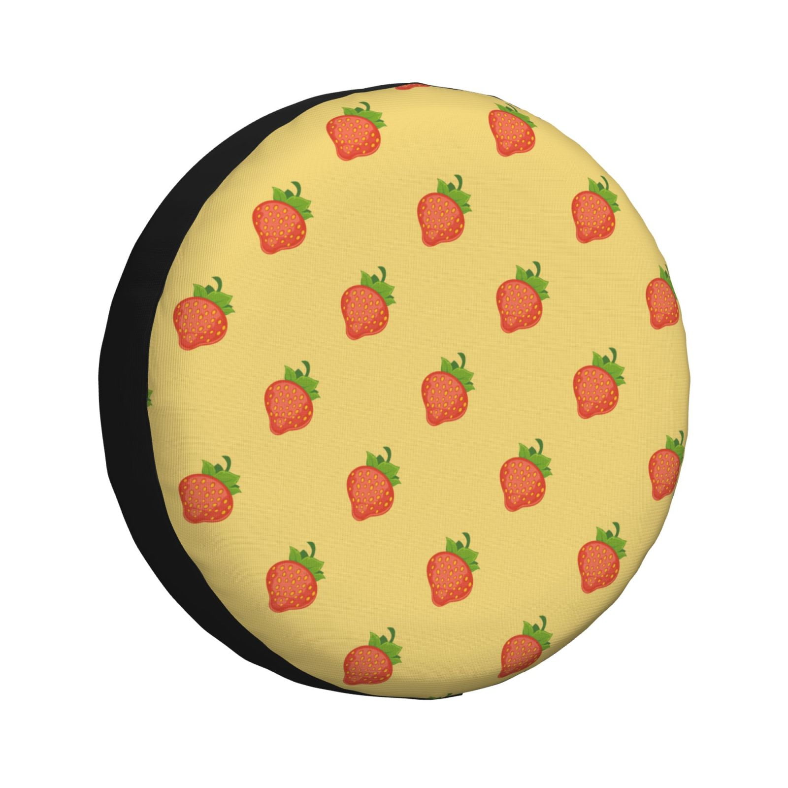 Yiaed Hand Drawn Strawberry Print Tire Wheel Cover, Waterproof Spare ...
