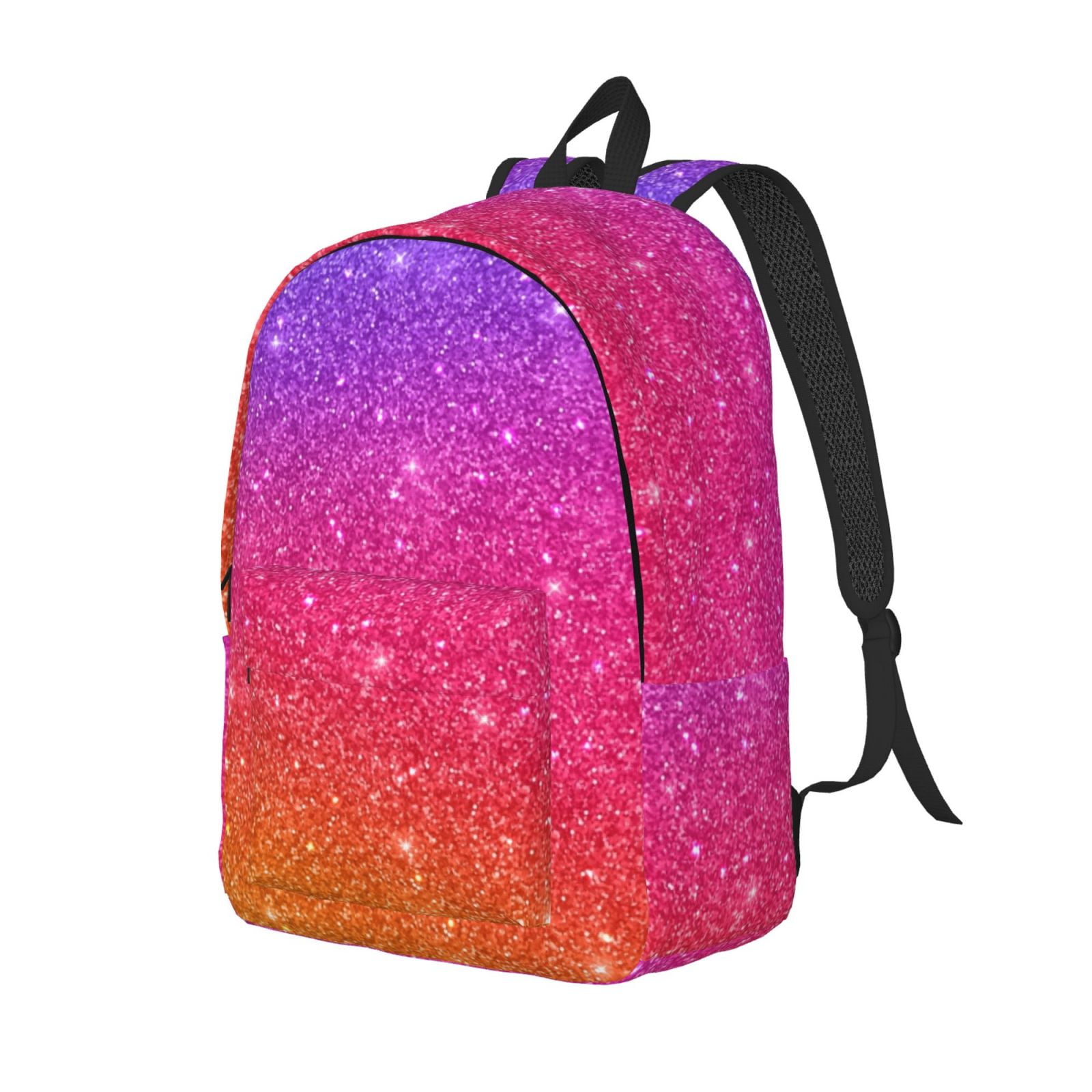 Yiaed Holiday Shiny Print Print Laptop Backpack Travel Canvas Backpack ...