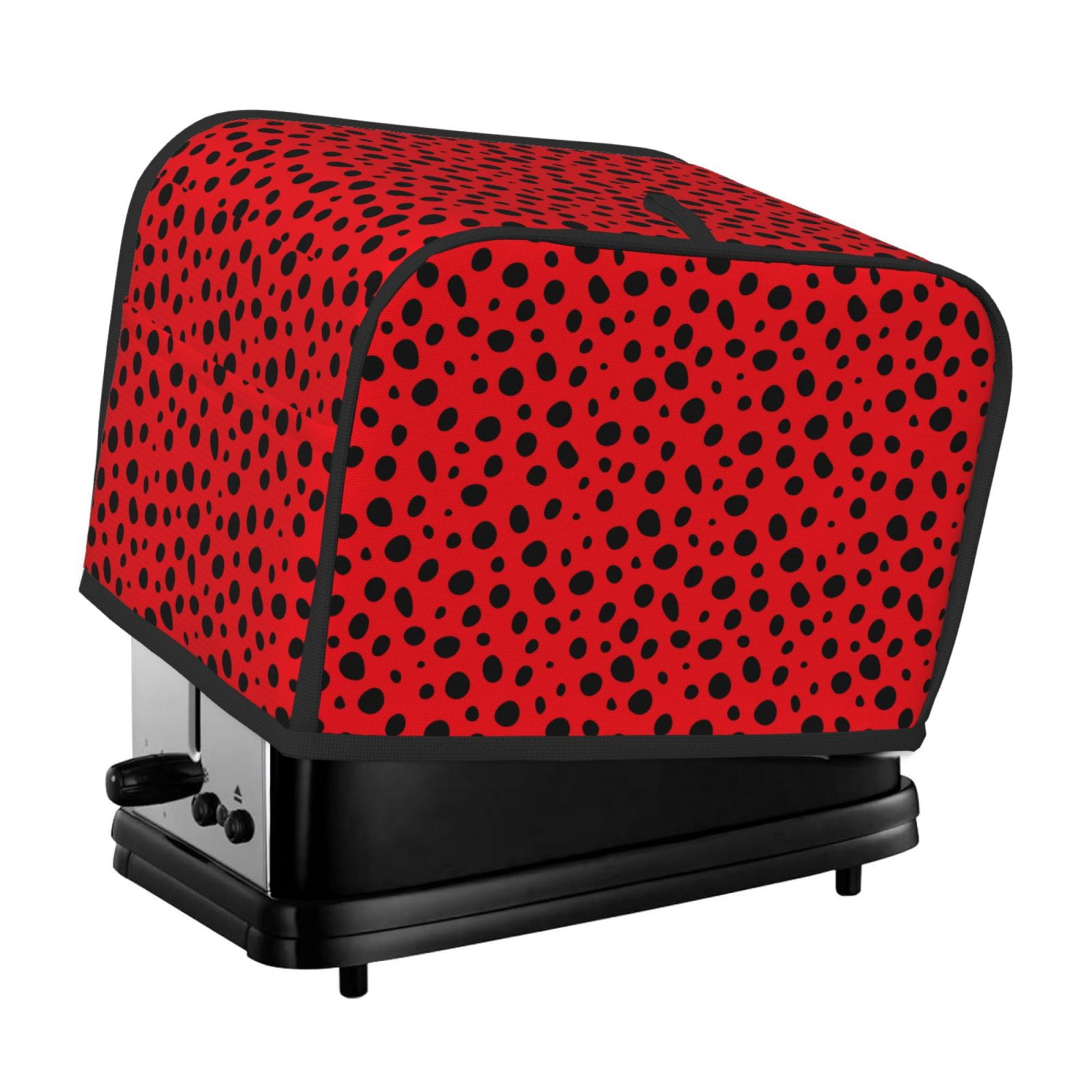 Yiaed Ladybug Dotted Print Two Slice Bread Machine Cover, Universal ...