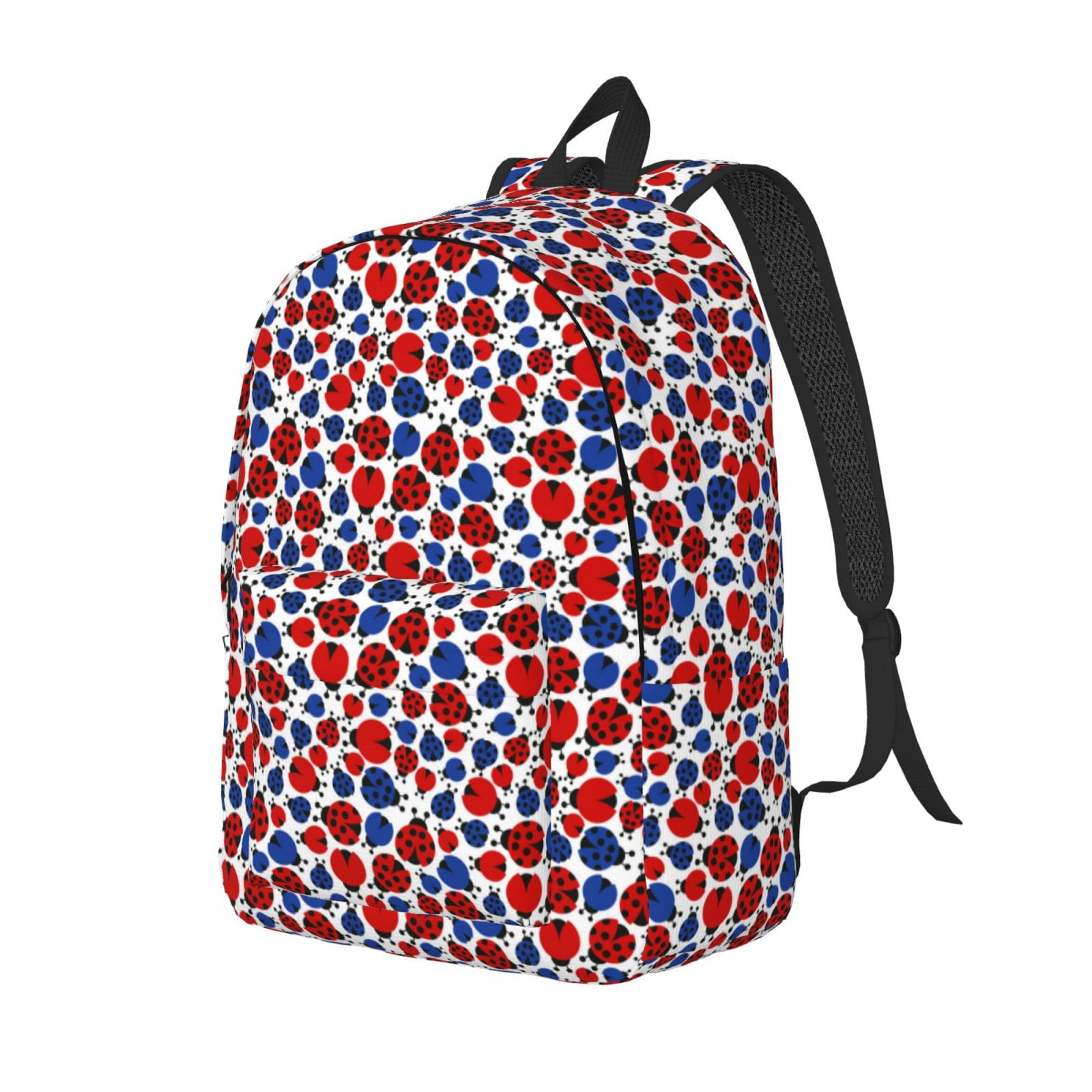 Yiaed Ladybugs Print Laptop Backpack Travel Canvas Backpack Vintage ...