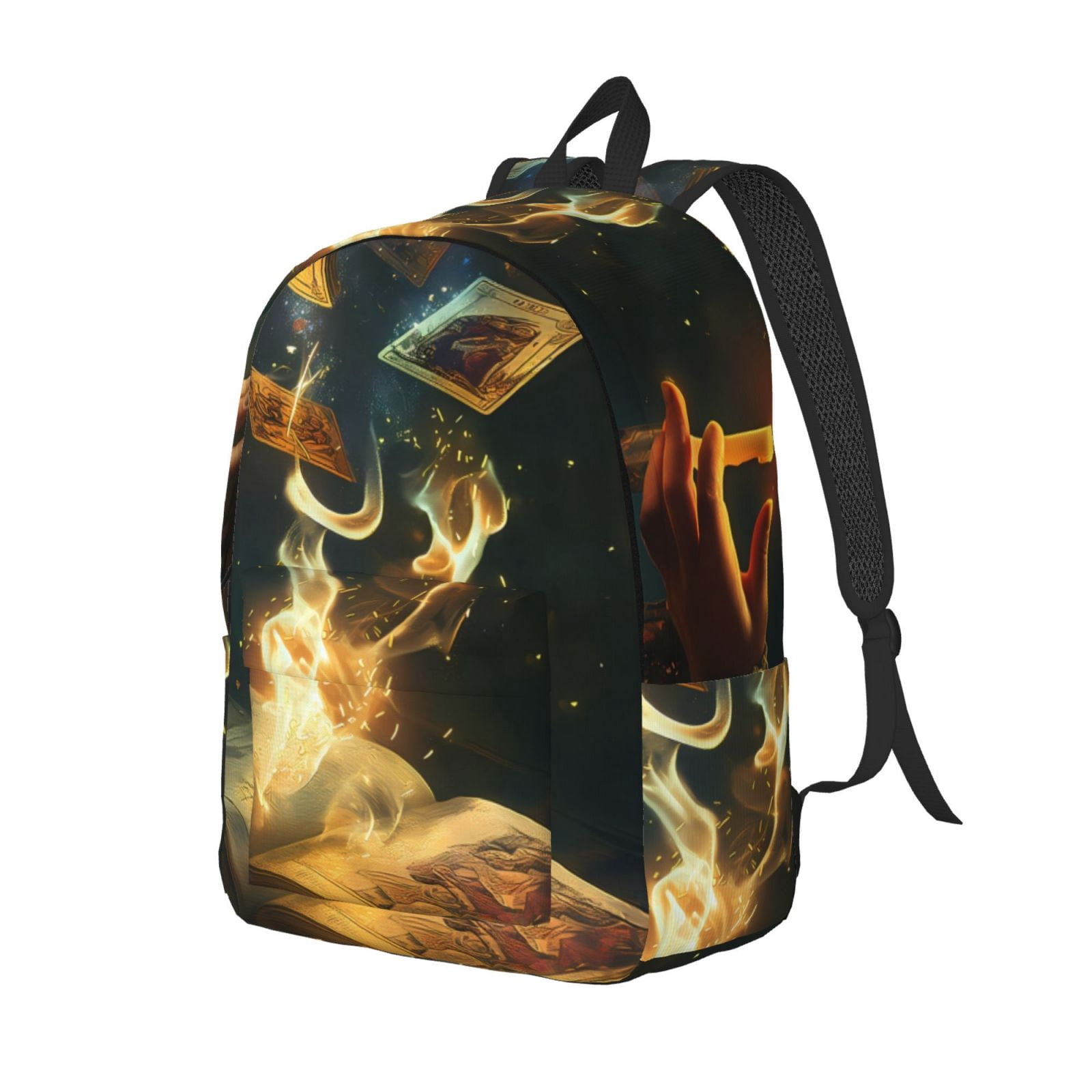 Yiaed Magical Tarot Reading Print Laptop Backpack Travel Canvas ...
