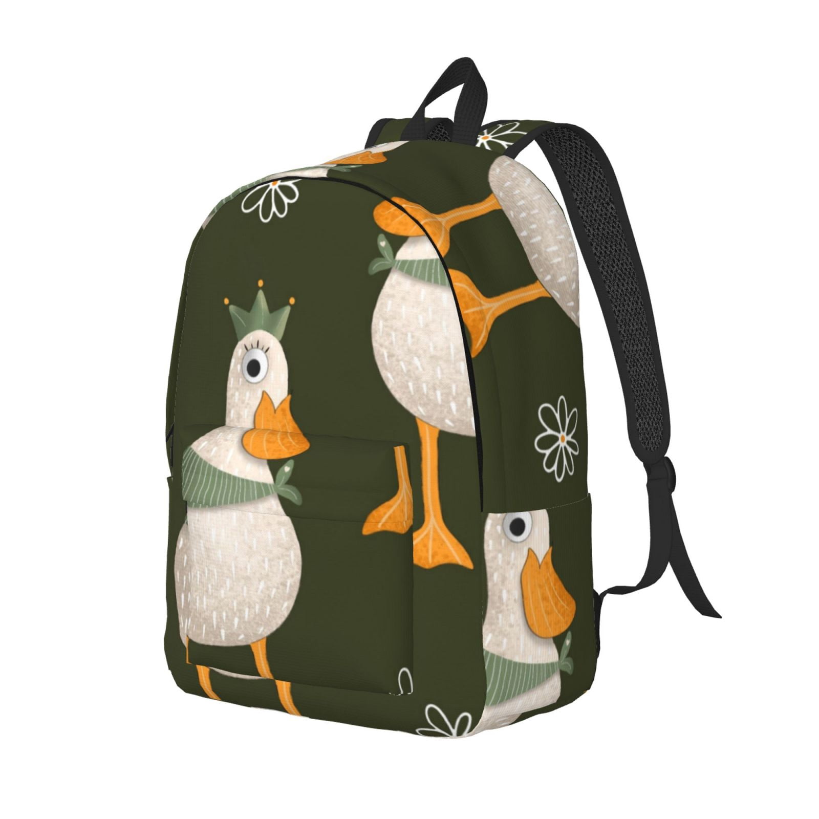 Yiaed Mallard Ducks Wild Birds Print Laptop Backpack Travel Canvas ...