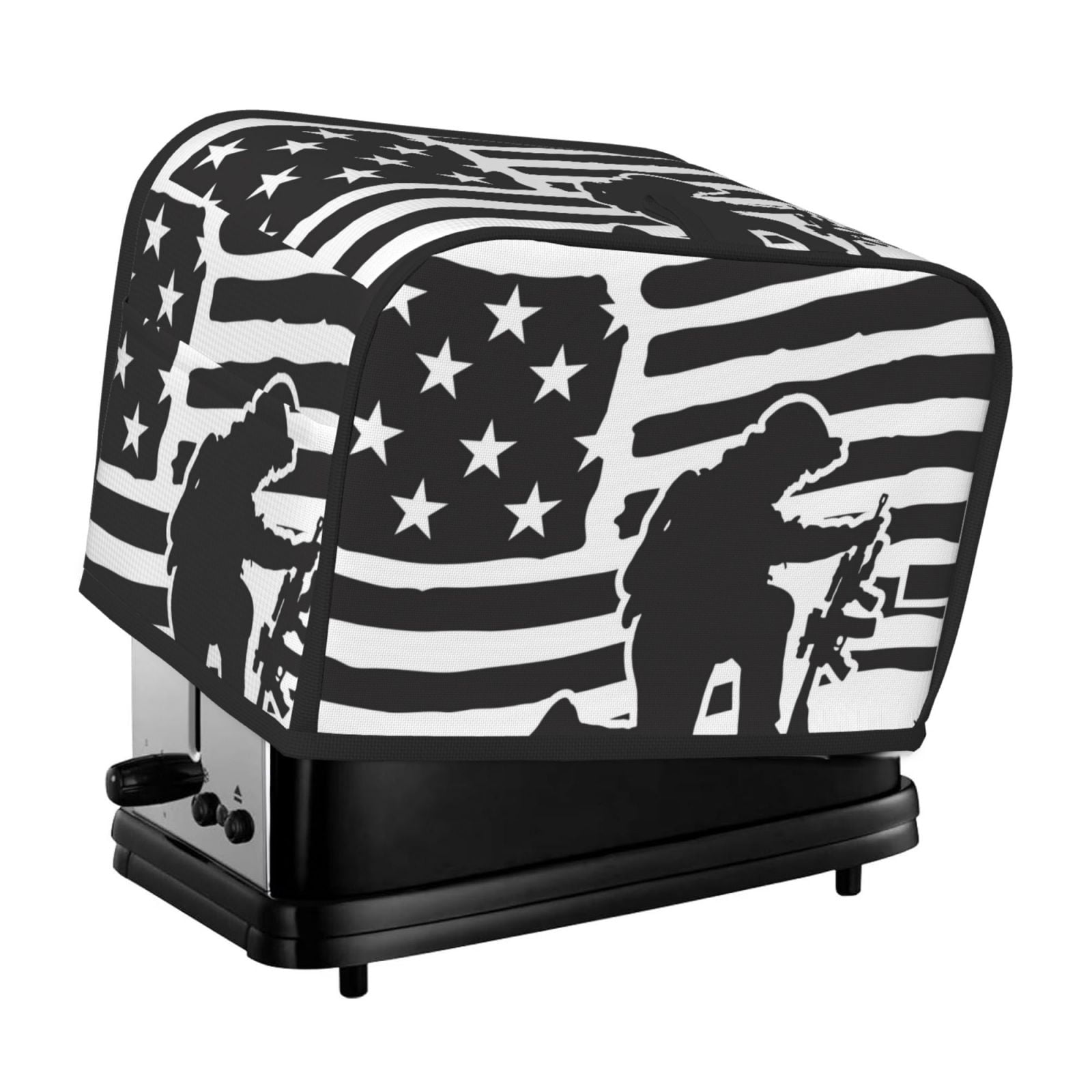 Yiaed Memorial Day1 Print Two Slice Bread Machine Cover, Universal Size ...