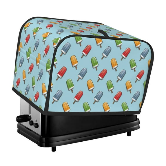 Yiaed Modern Ice Cream Print Two Slice Bread Machine Cover, Universal ...