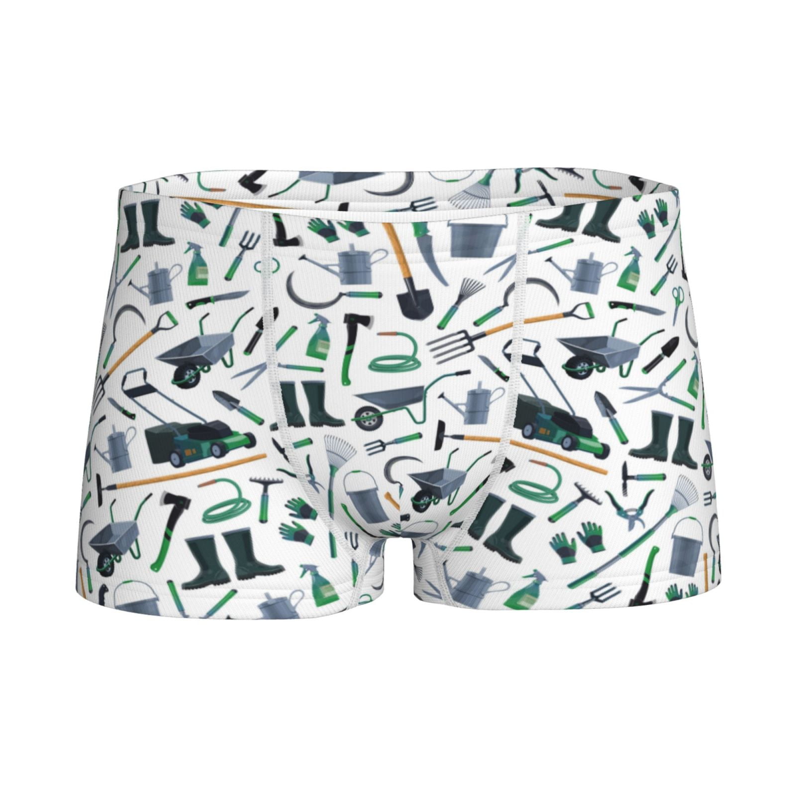 Yiaed Modern Industry Print Boys' Boxer Briefs Cotton Casual Stretch ...