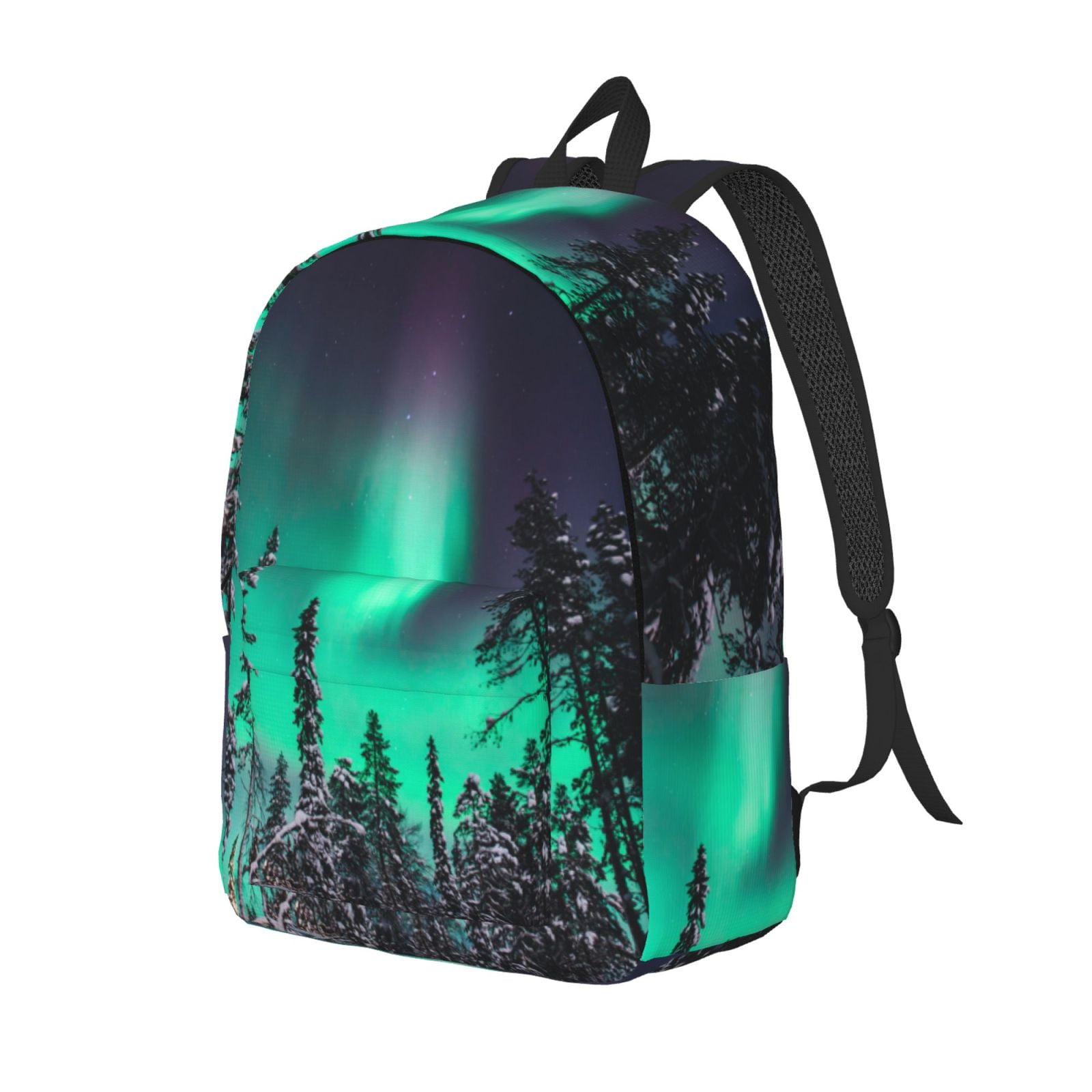 Yiaed Northern Lights 2 Print Print Laptop Backpack Travel Canvas ...
