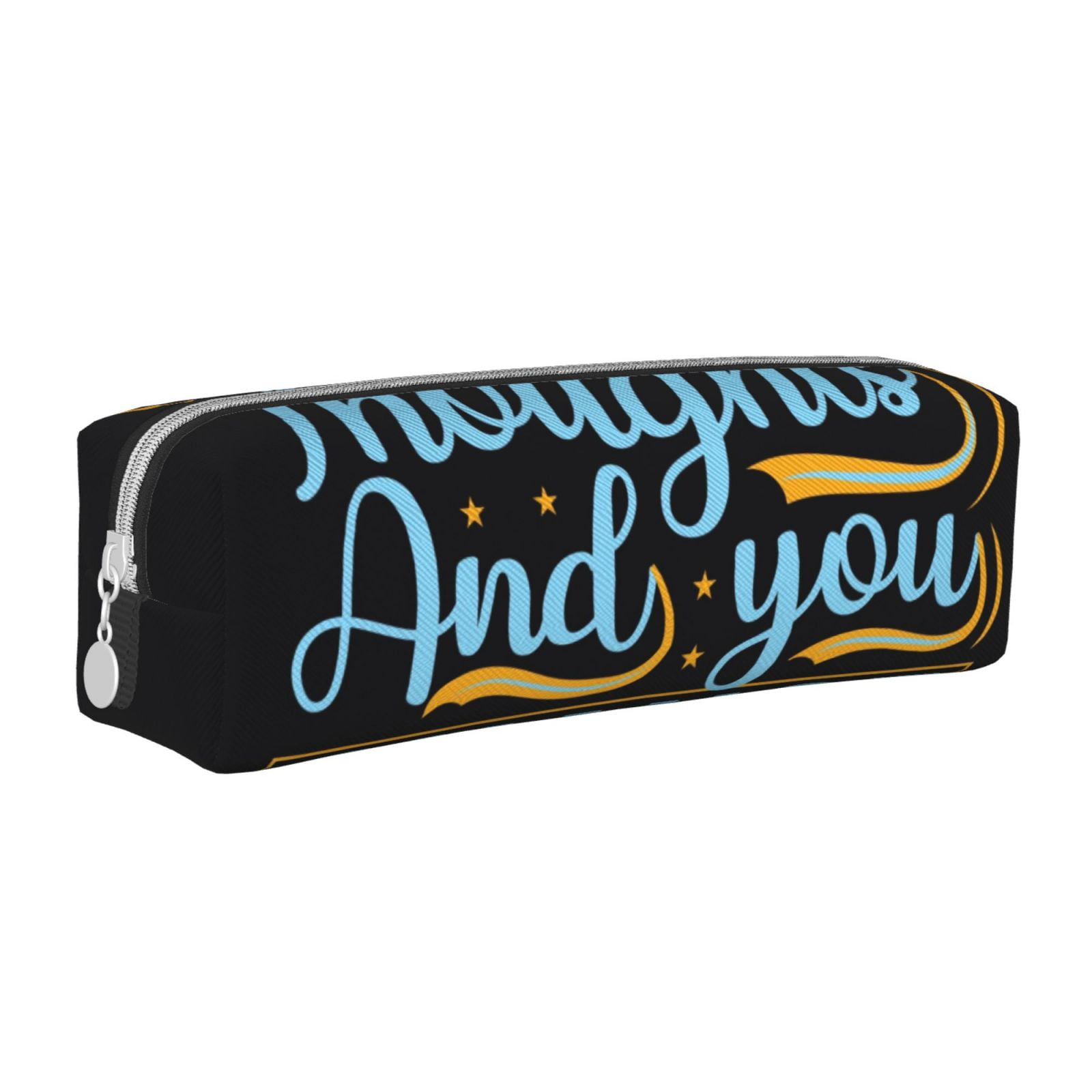 Yiaed Not All Those Who Wander Are Lost 2 Print Leather Pencil Case ...