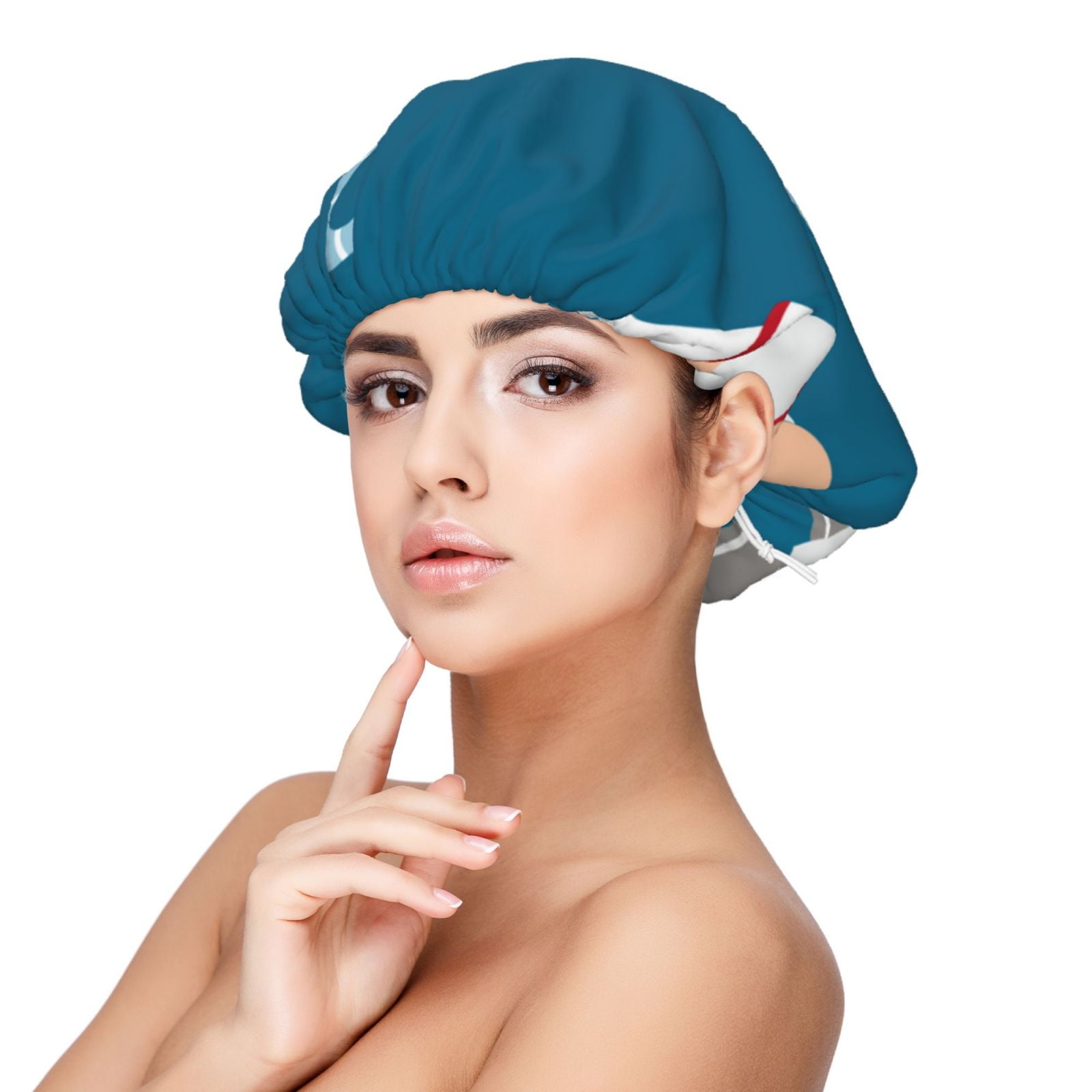 Yiaed Nurse Doctor Gnomes Print Satin Bonnet Silk Bonnet Hair Bonnet ...