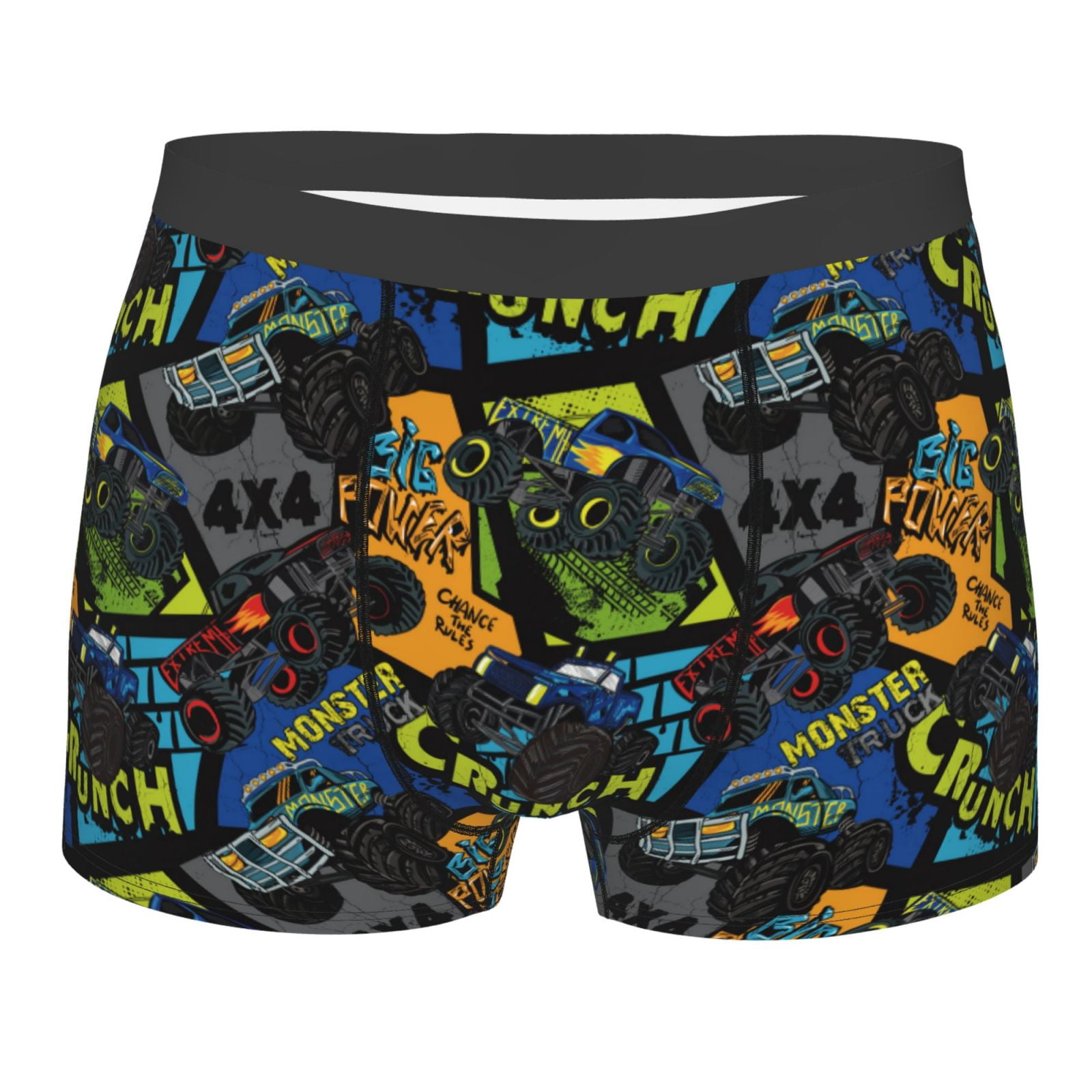 Yiaed Off-Road Vehicle Print Men's Soft Cotton Boxer Shorts Breathable ...